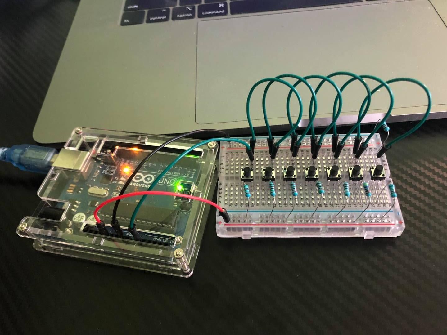 How To: Multiple Buttons on 1 Analog Pin - Arduino Tutorial : 5 Steps ...