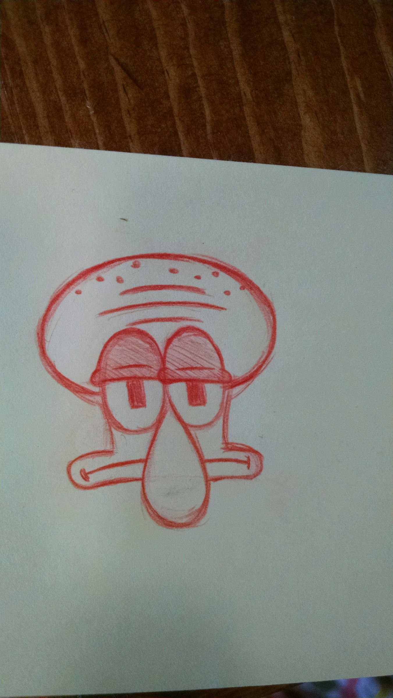 How To Draw Squidward Step By Step