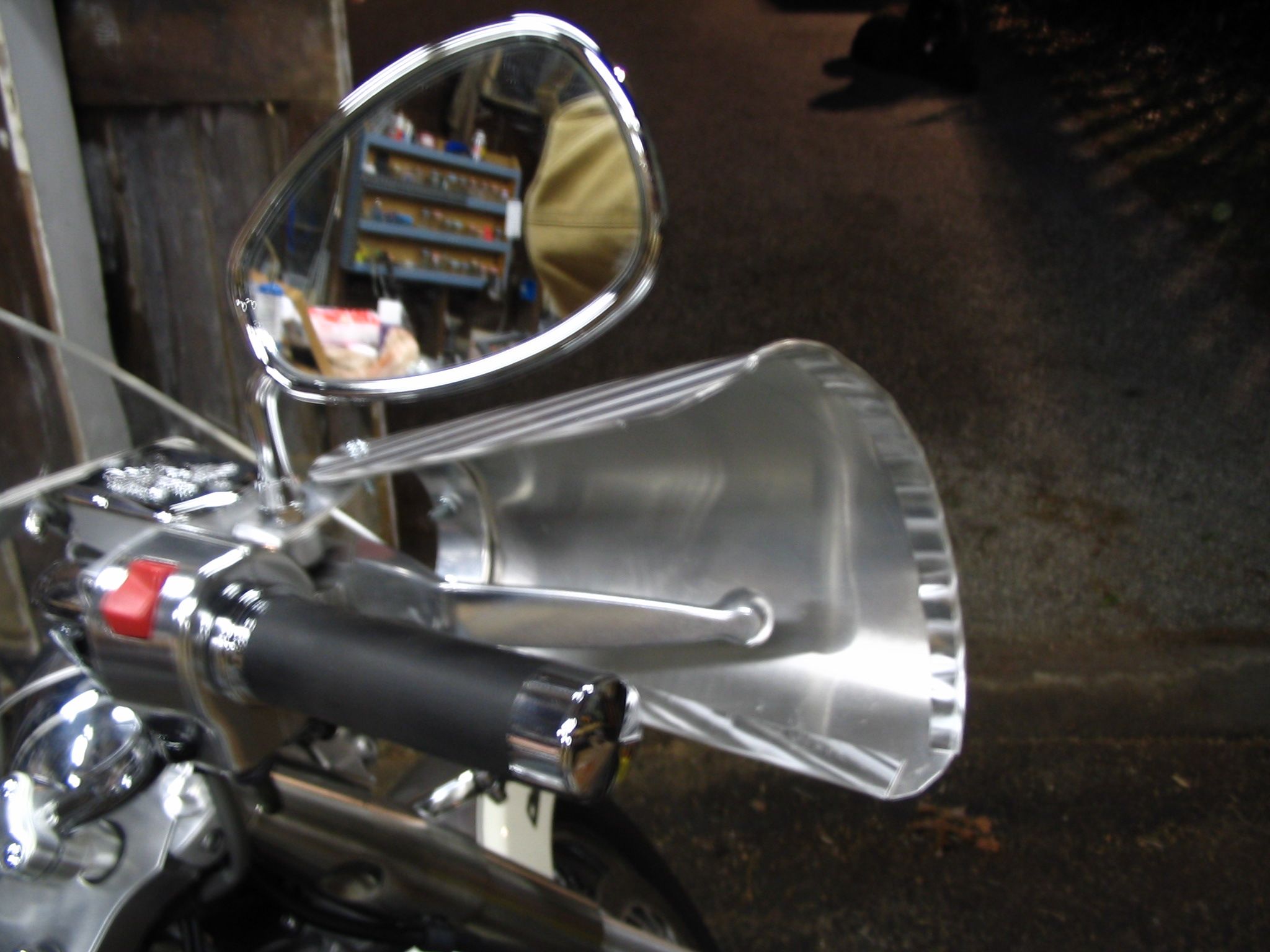 Homemade Motorcycle Hand Wind Deflectors (V Star 650) : 8 Steps ...