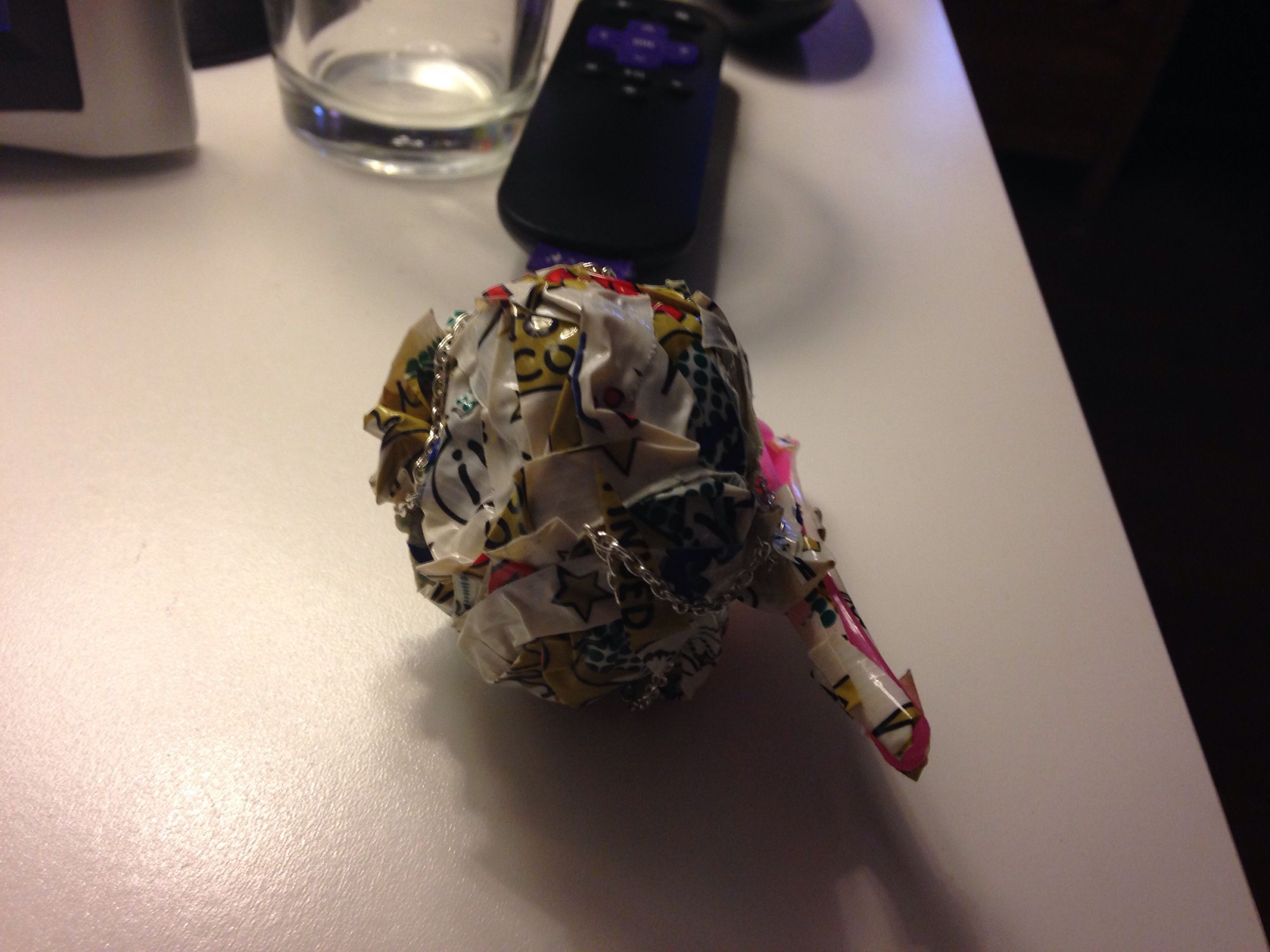 Chain Duct Tape Rose Clip : 4 Steps - Instructables