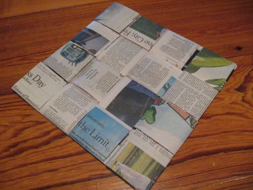 Newspaper Sit-upon : 6 Steps - Instructables