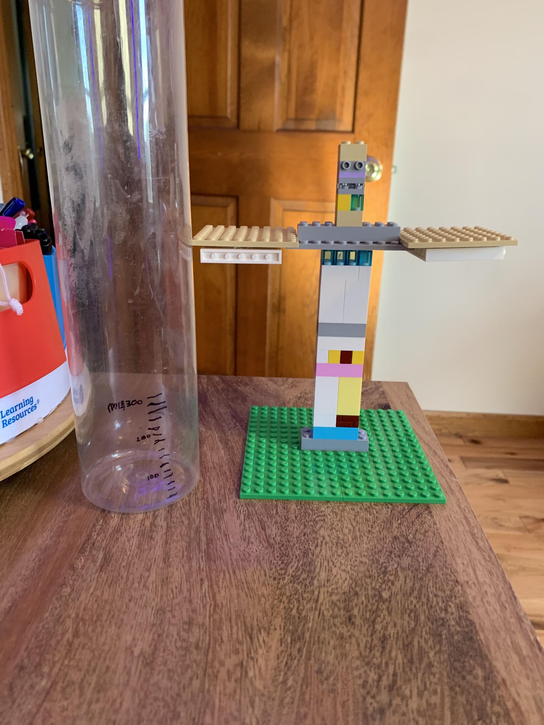 Easy to Build Balance Scale and Graduated Cylinder : 8 Steps ...