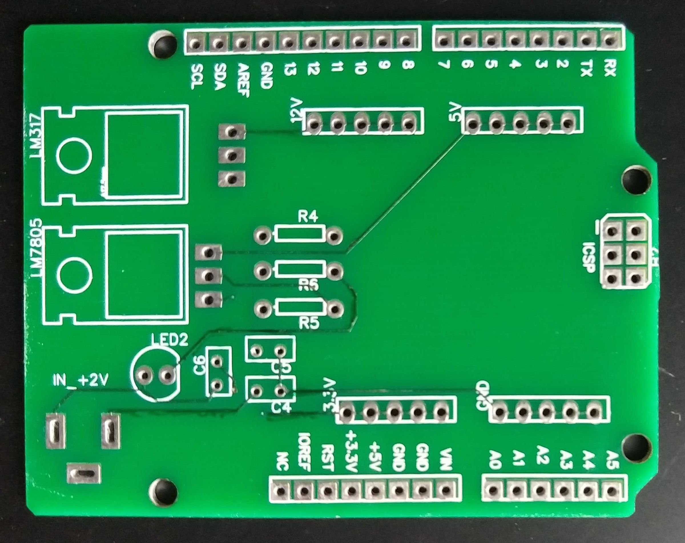 Arduino Power Supply Shield With 3.3v, 5v and 12v Output Options (Part ...