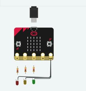 TRAFFIC SIGNAL Using Microbit : 4 Steps - Instructables
