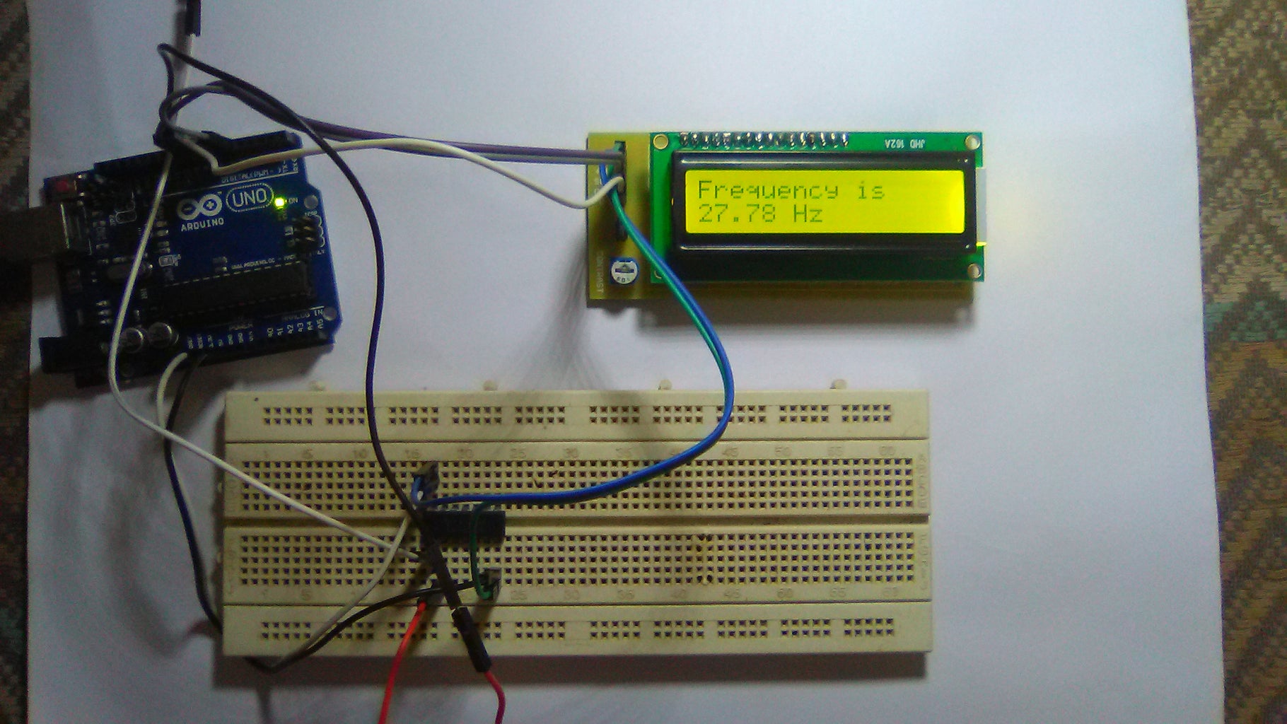 Arduino Frequency Counter 7 Steps Instructables