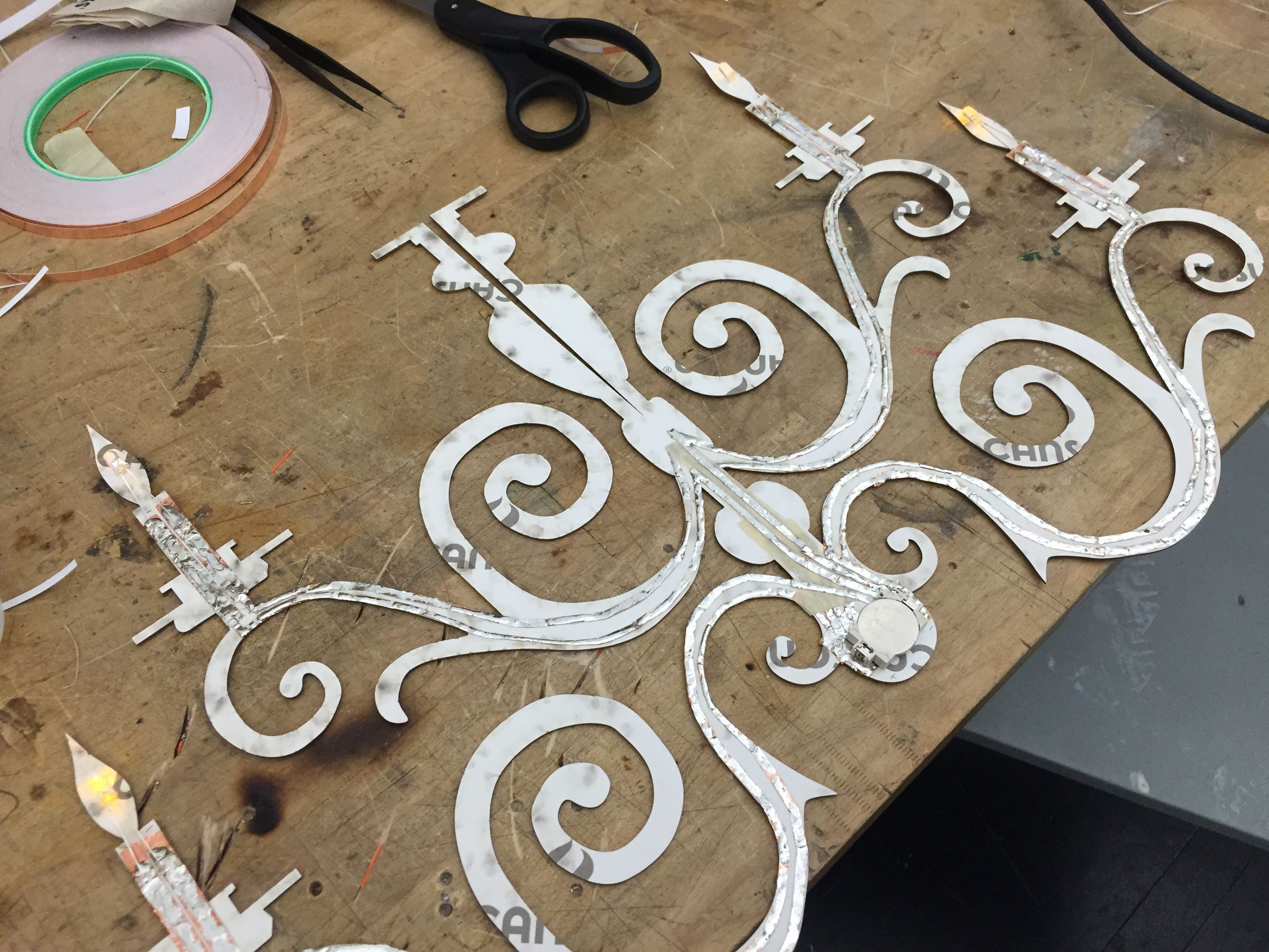 LED Paper Chandelier : 8 Steps (with Pictures) - Instructables