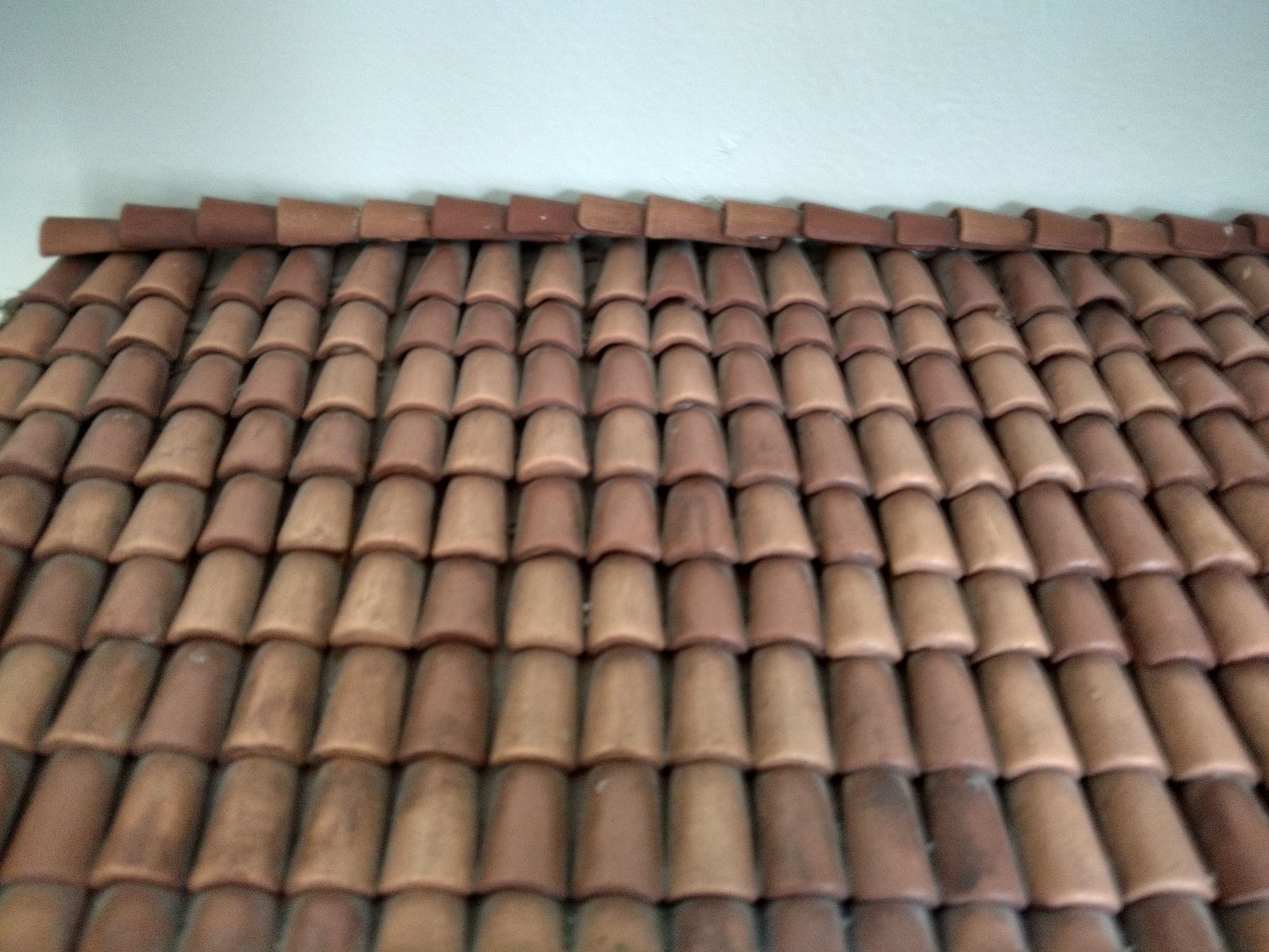 Miniature Clay Roof Tiles (Spanish Tiles) - Scale 1:12 : 9 Steps (with ...