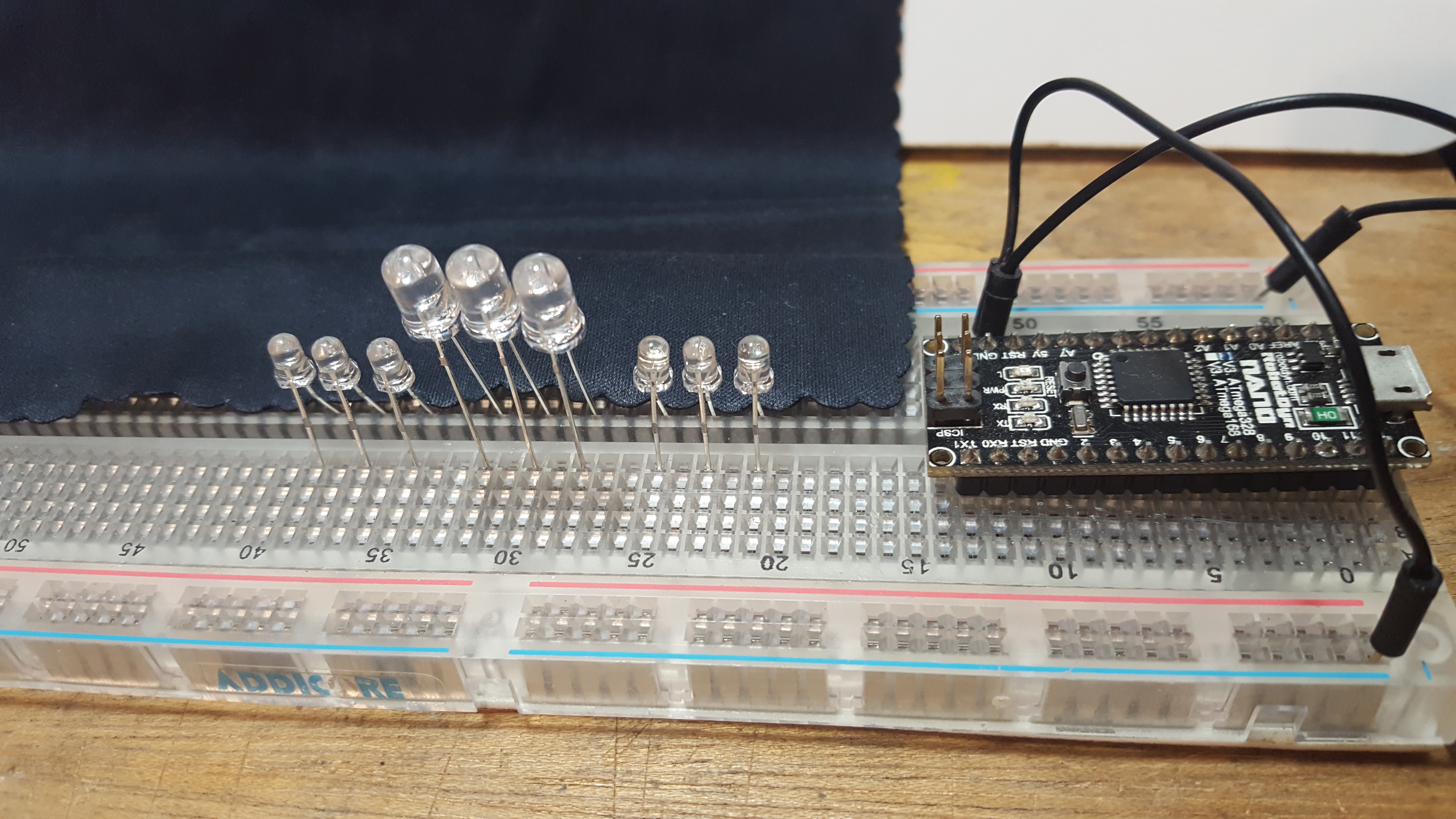 Switching 3 Banks of LEDs With One Switch and Visuino - Visuino - Visual Development for Arduino
