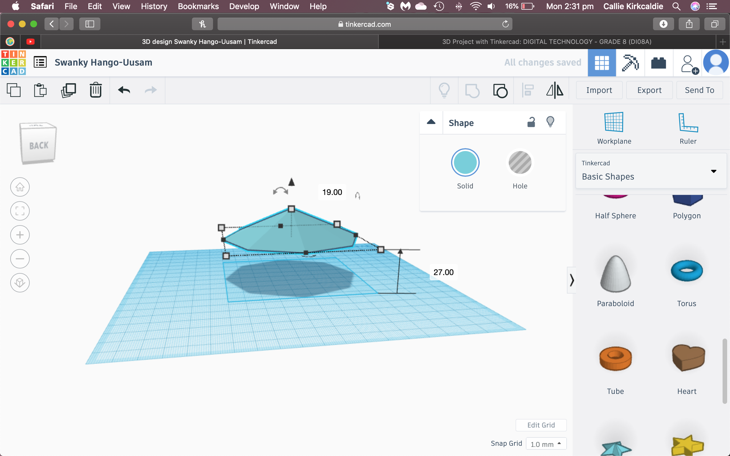 3D Design With Tinkercad- How to Make a Cute Star Umbrella : 17 Steps ...
