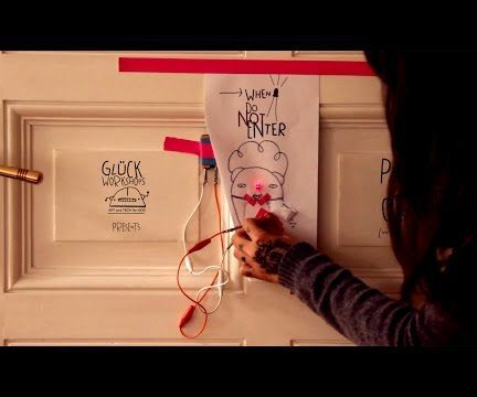 Make a Warning Sign With Red Light for Your Door Using Paper ...