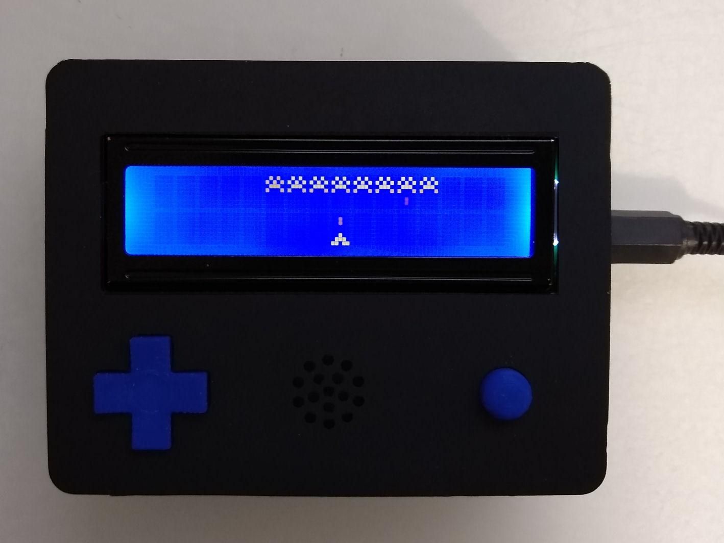 Arduino Powered Space Invaders Like Game on 1602 LCD Character Display ...