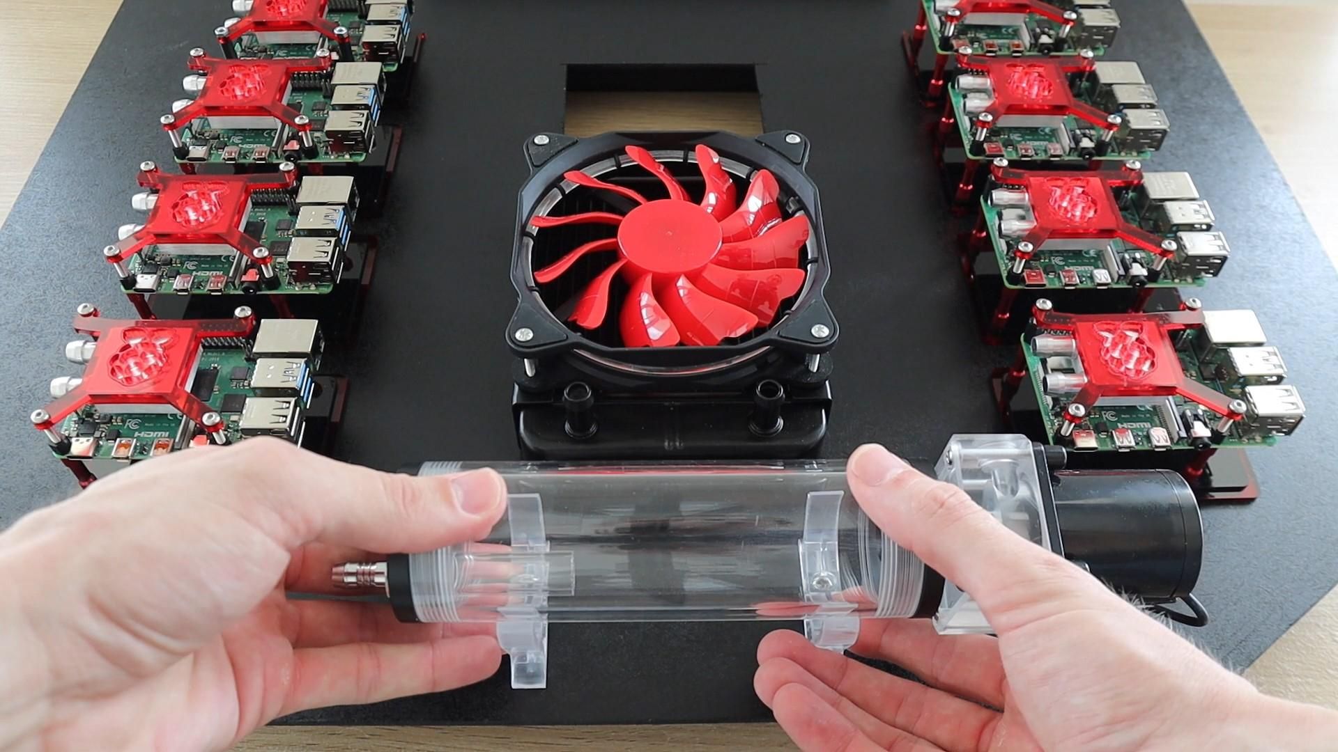 Water-Cooled Raspberry Pi 4 Cluster : 14 Steps (with Pictures ...