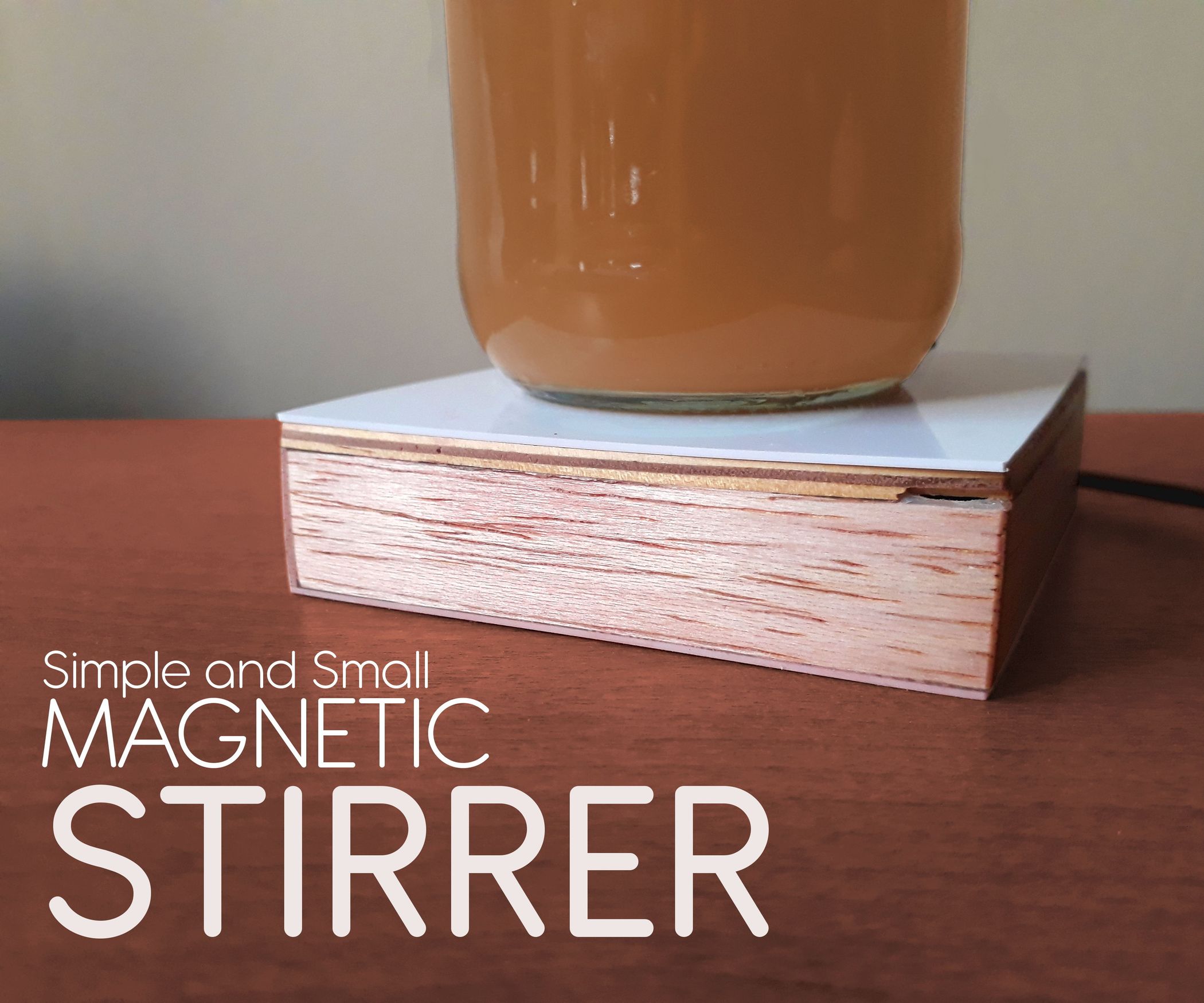 Simple and Small Magnetic Stirrer : 8 Steps (with Pictures) - Instructables