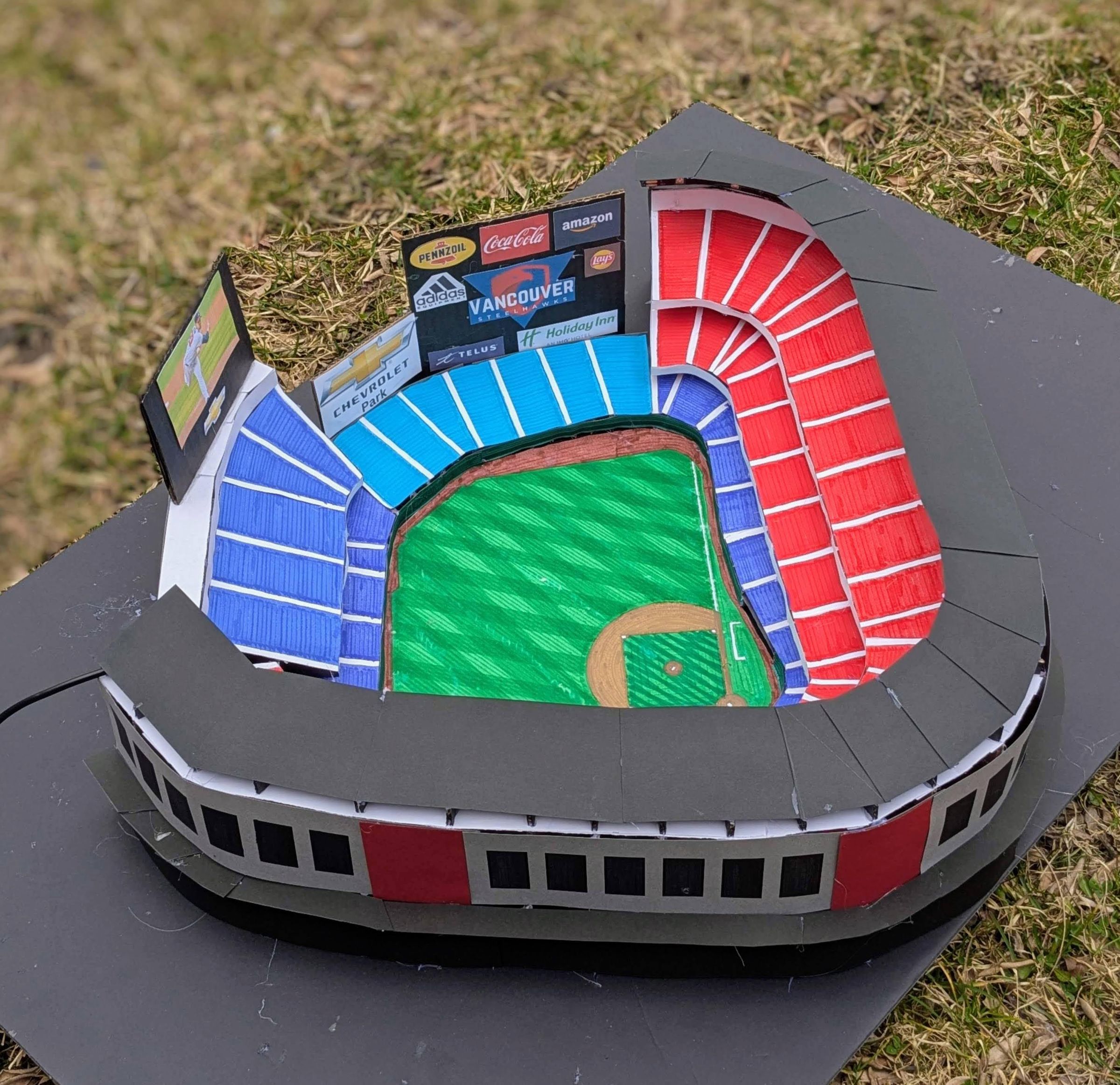 Cardboard MLB Stadium : 39 Steps (with Pictures) - Instructables