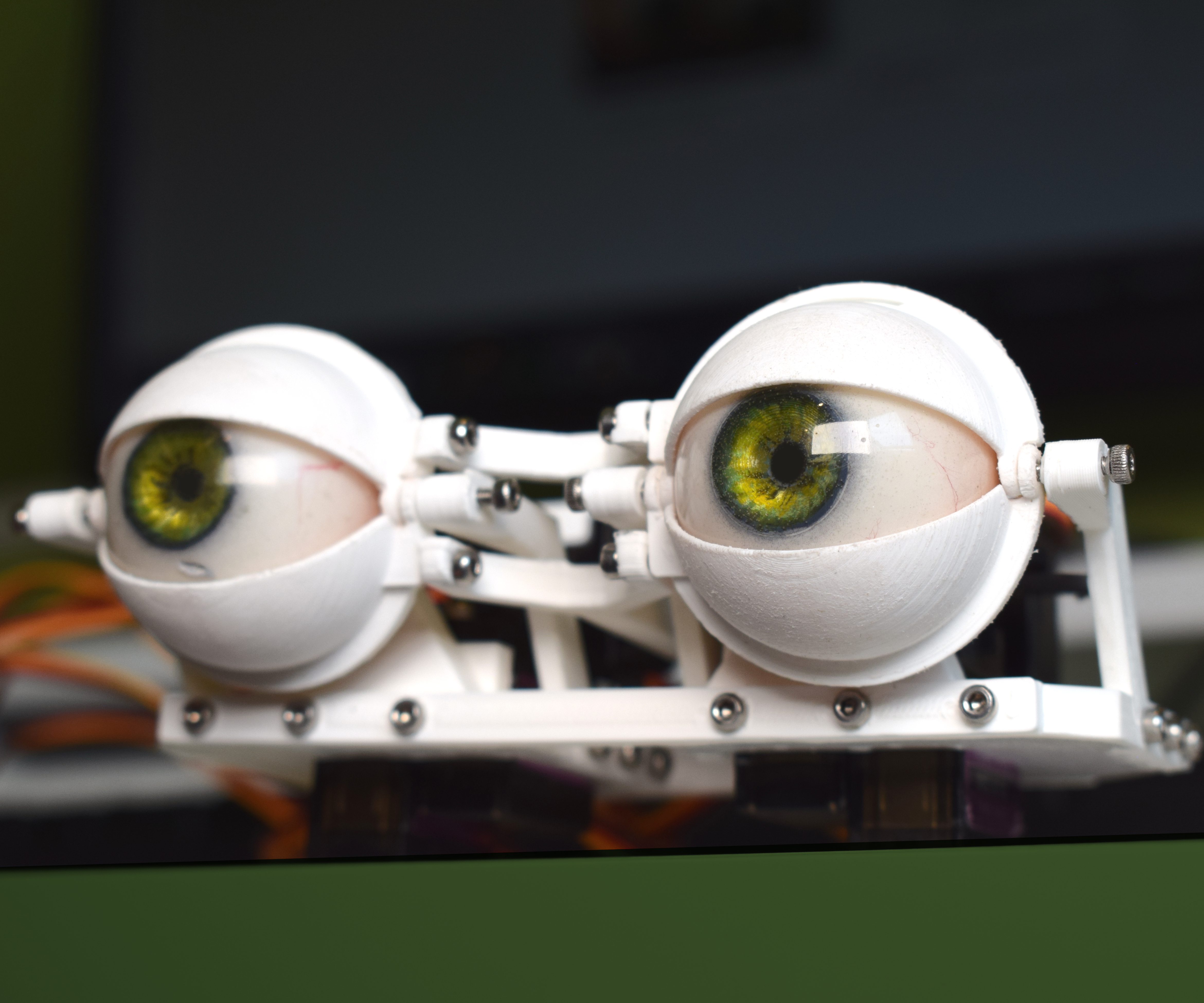 DIY Compact 3D Printed Animatronic Eye Mechanism : 4 Steps (with ...