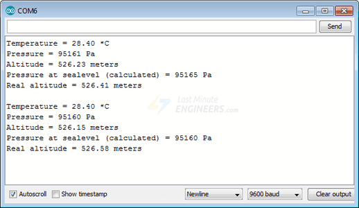 Instructions for Using the BMP180 Air Pressure Sensor With Arduino : 5 Steps - Instructables