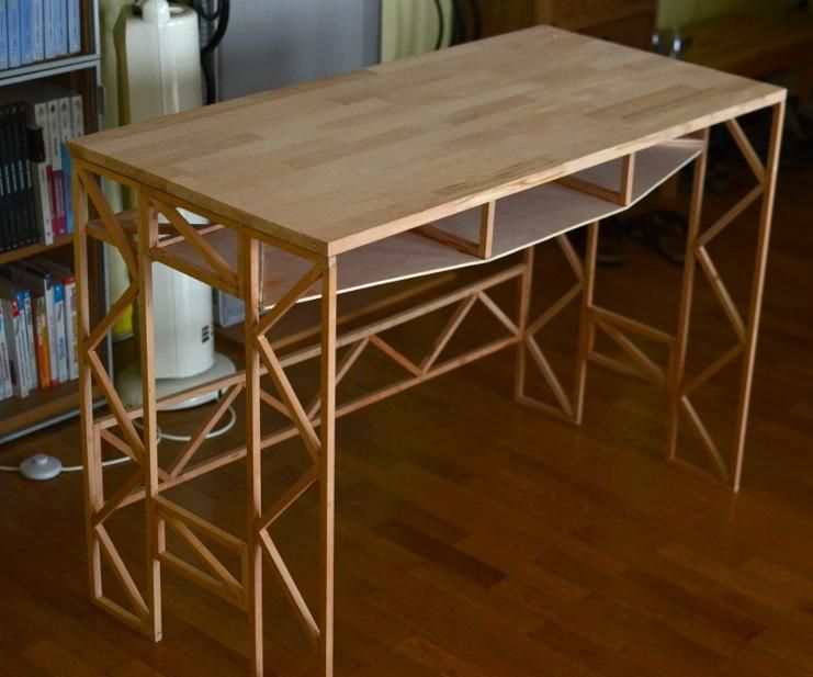 Beech Truss Desk : 4 Steps - Instructables