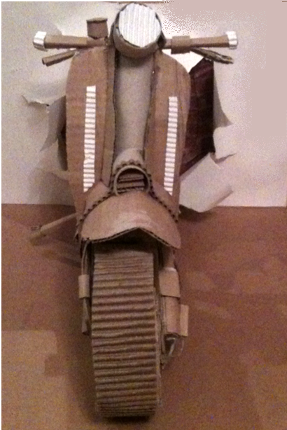 Make a Life-size 3D Cardboard Motorbike : 8 Steps (with Pictures ...