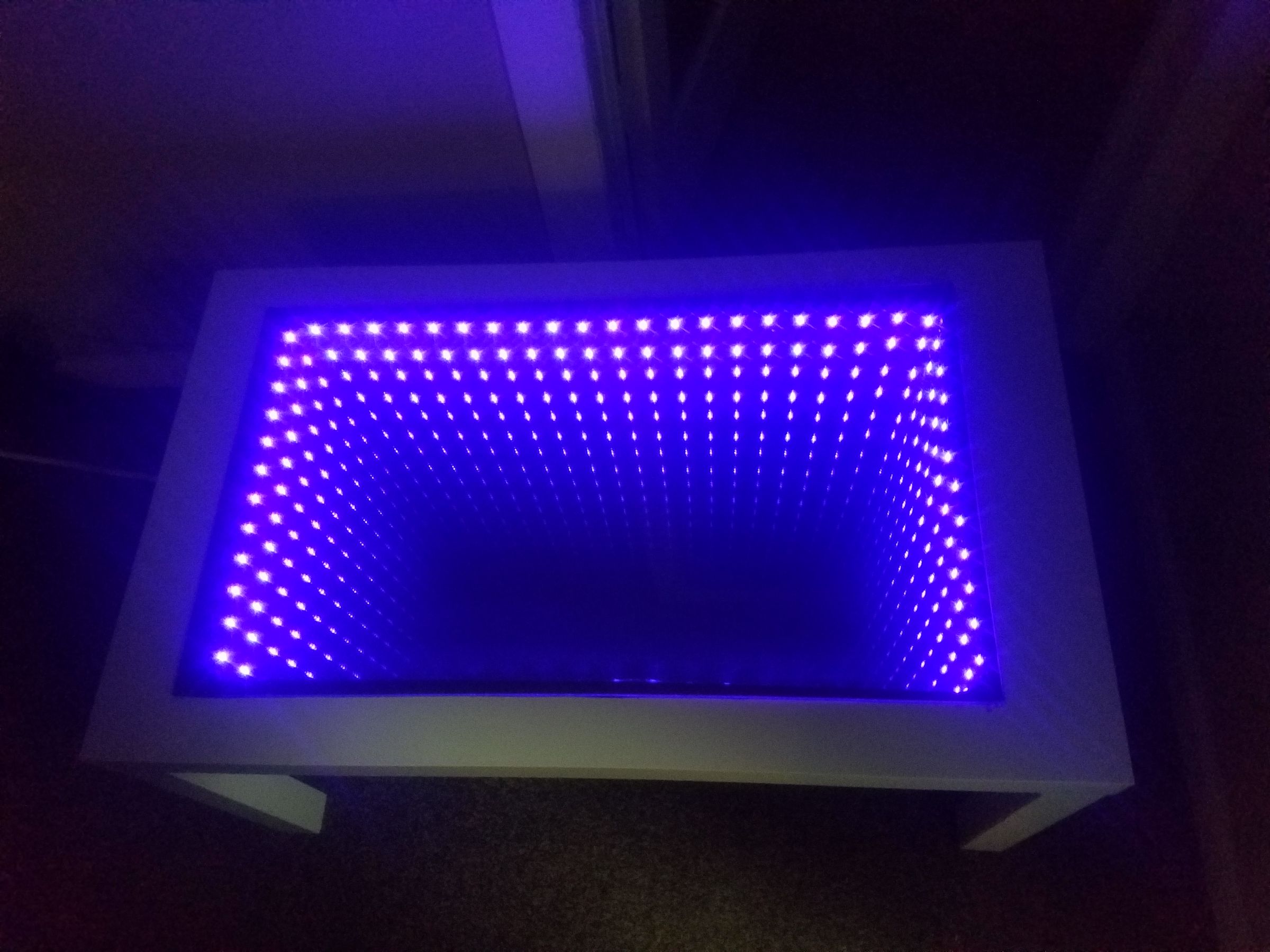 Infinity Mirror Coffee Table : 5 Steps - Instructables