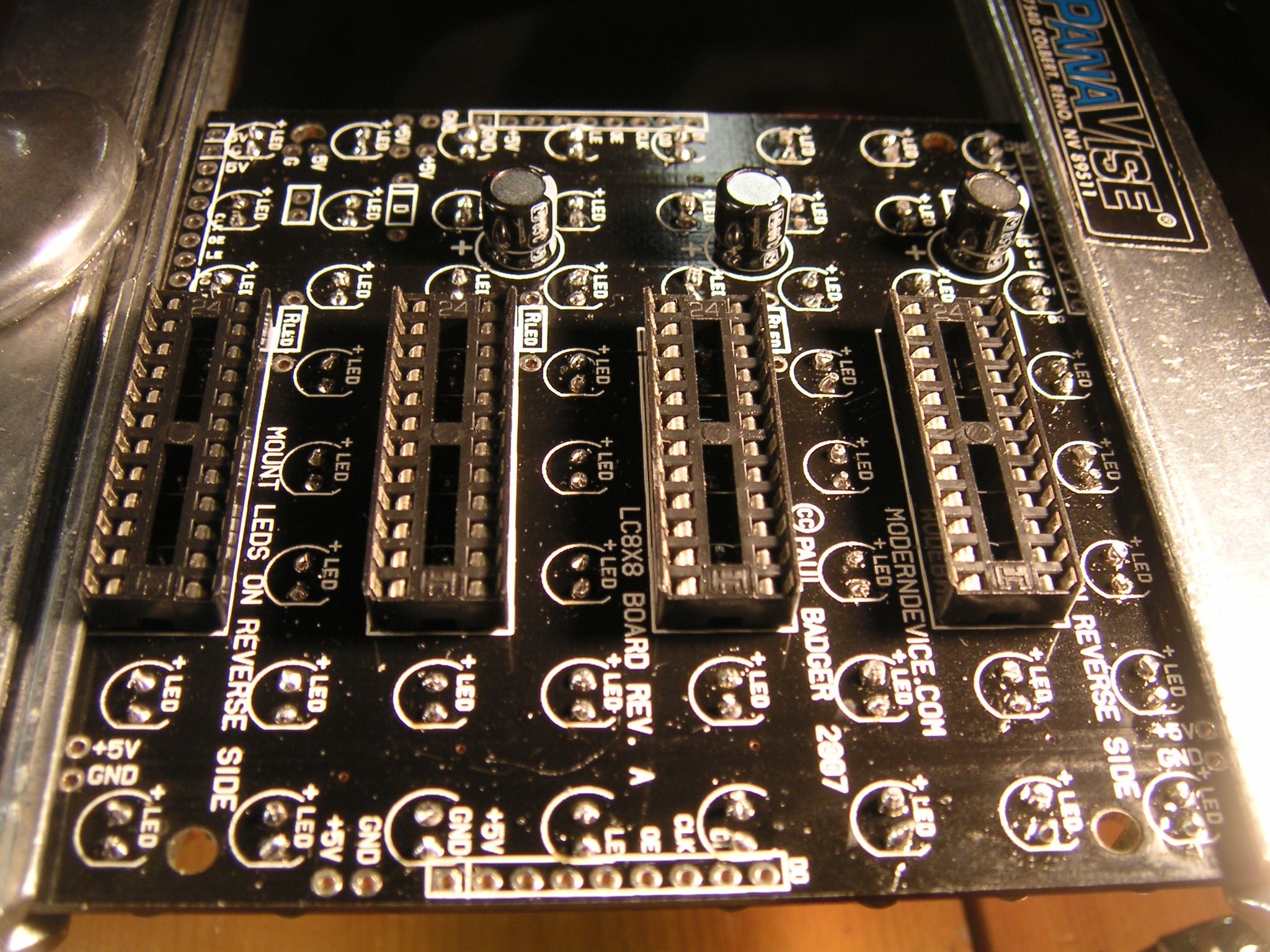 Assembling the 8x8 LED Board Kit : 10 Steps - Instructables