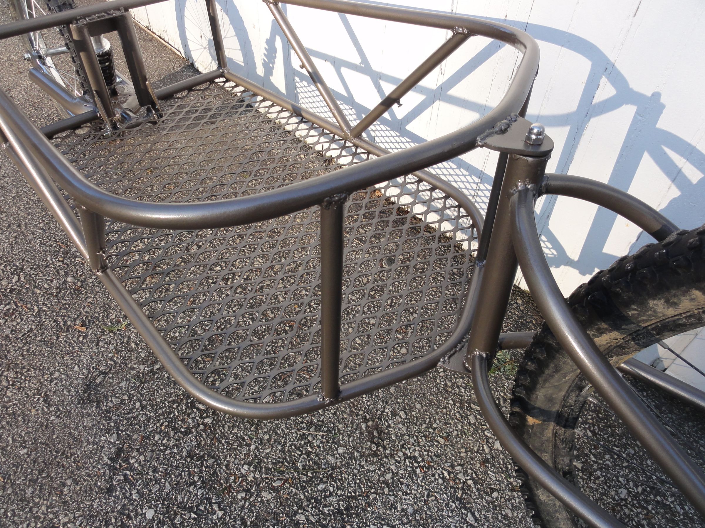 Single Wheel Bicycle Trailer With Suspension. : 10 Steps (with Pictures ...