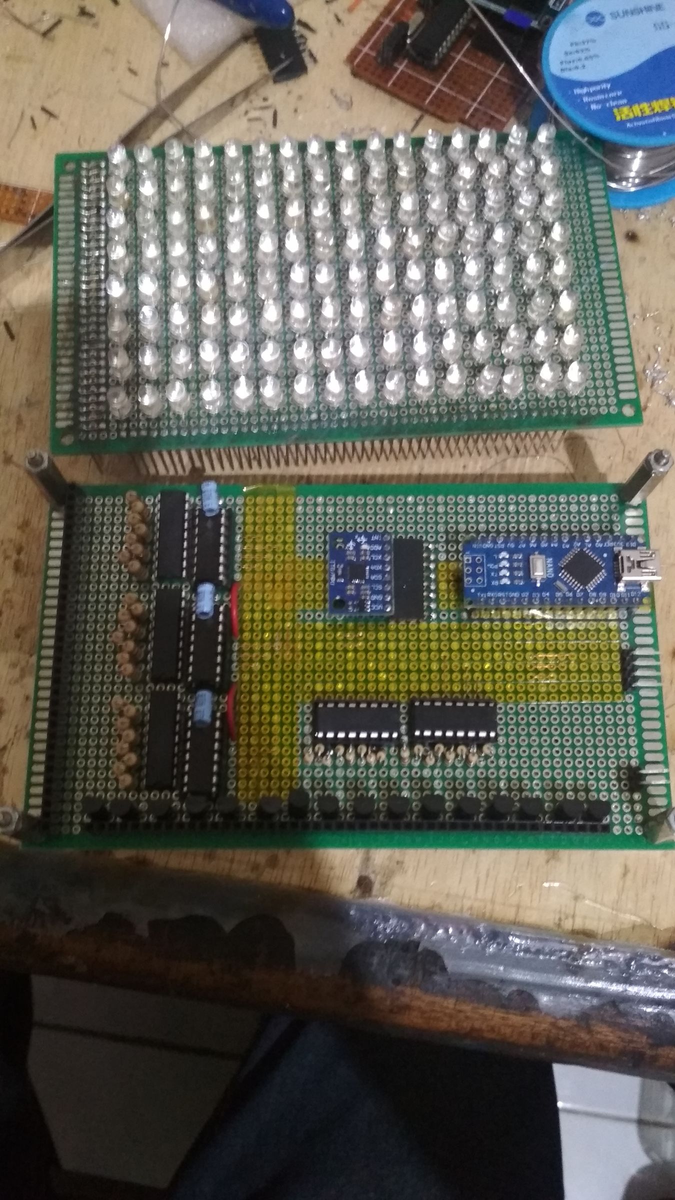 D.I.Y SMART RGB MATRIX 8x16 : 7 Steps (with Pictures) - Instructables