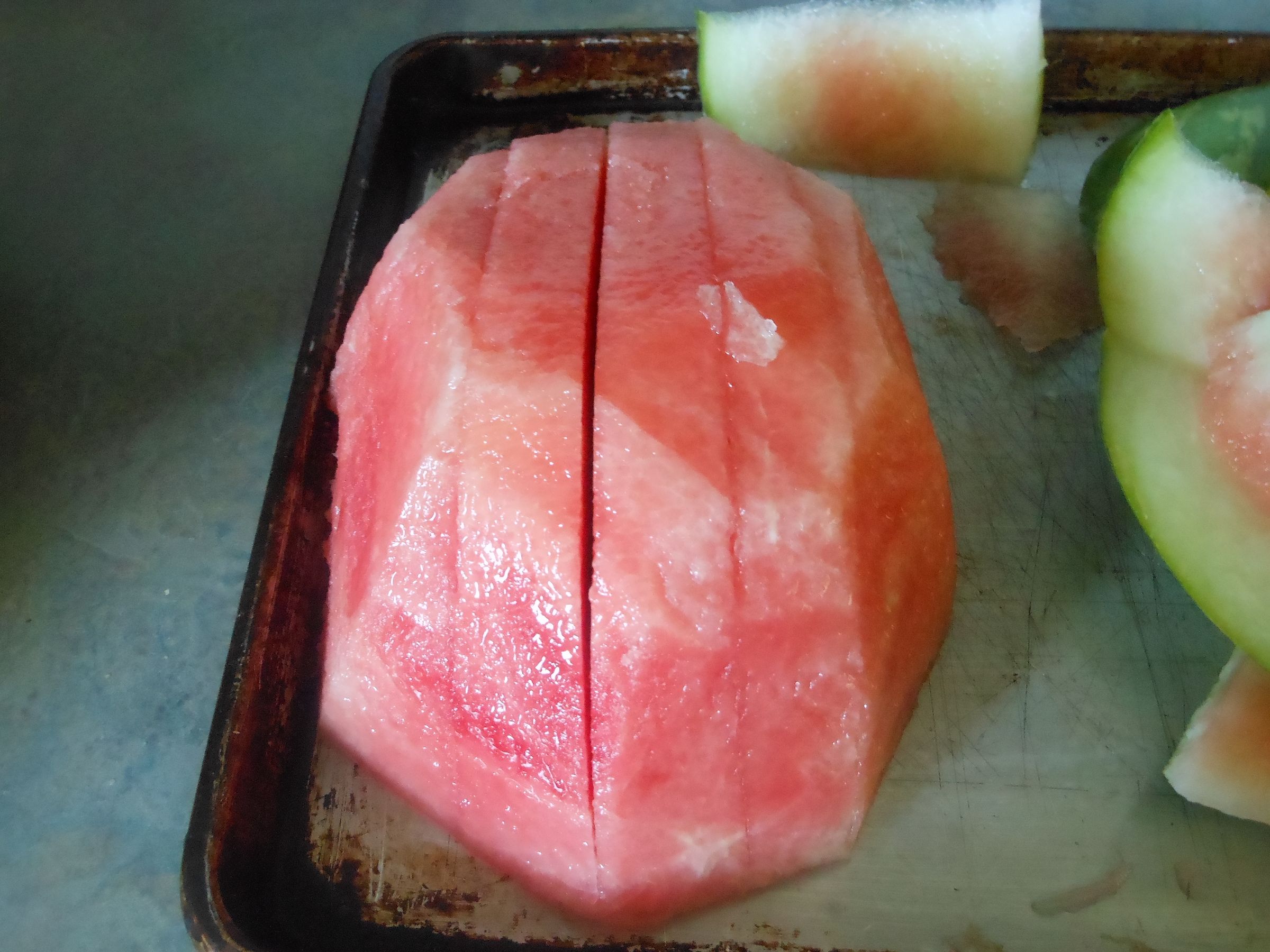 How to Cut (and Remove the Seeds From) a Watermelon for a Salad : 11 ...