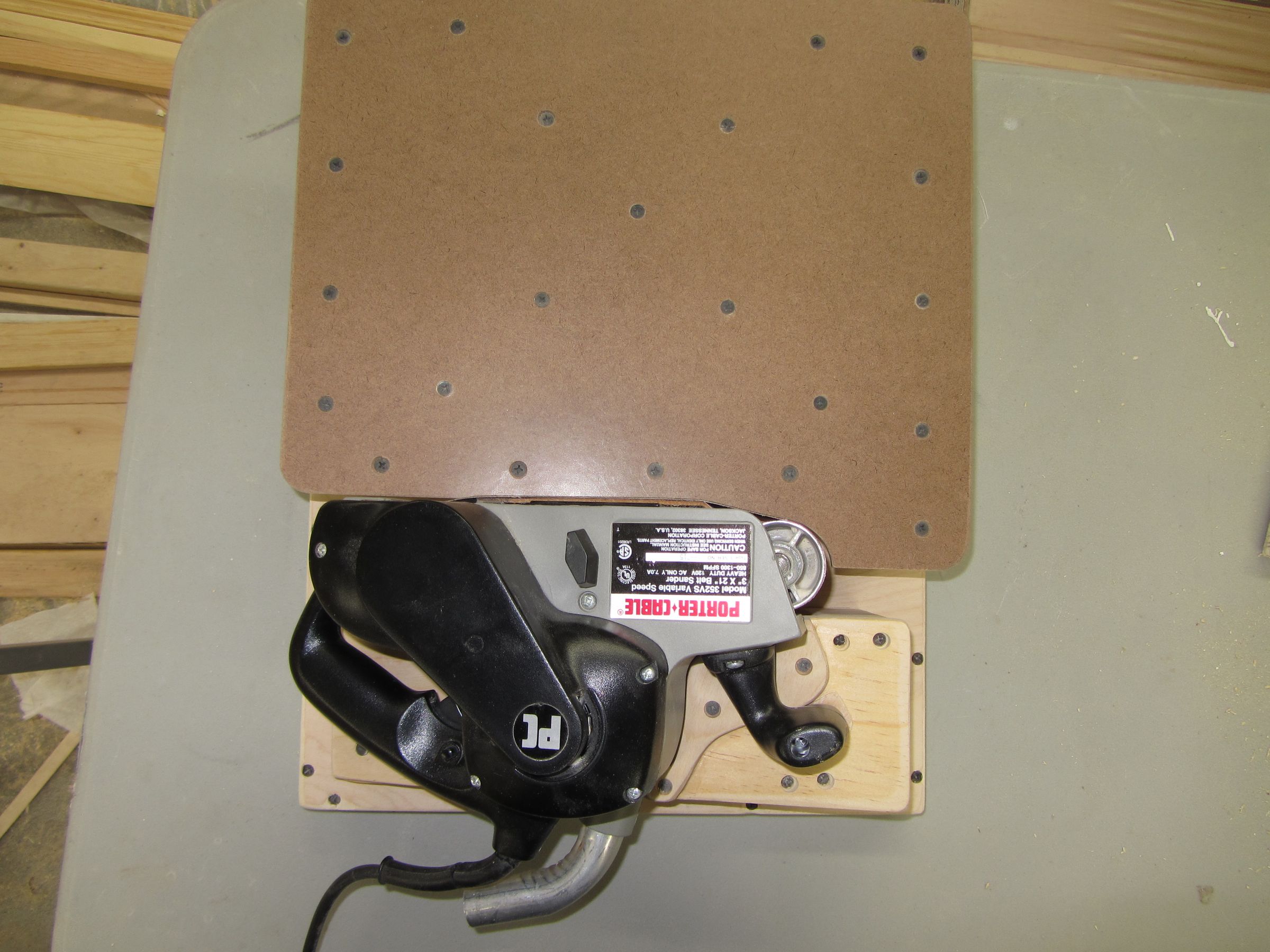 Belt Sander Stand Table for Edge-Sanding : 7 Steps - Instructables