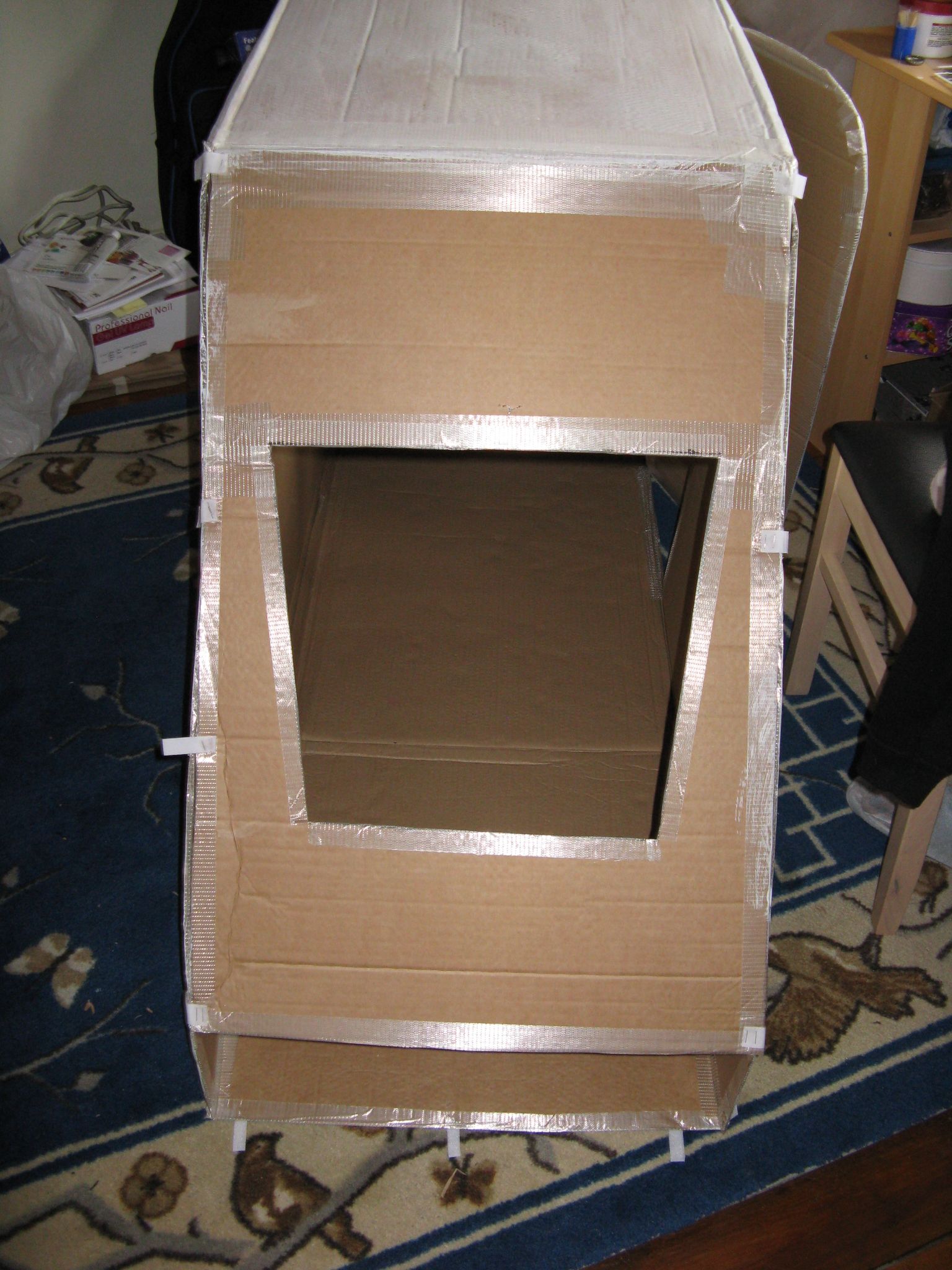 Spaceship for Kids Fold-able Made From Cardboard : 5 Steps (with ...