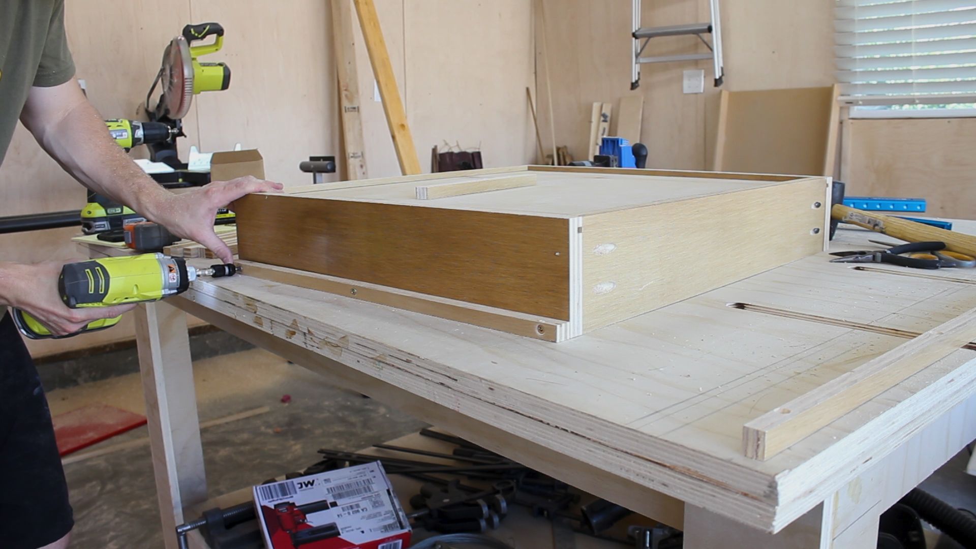 $100 10ft Work Bench/Surface With Storage : 12 Steps (with Pictures ...