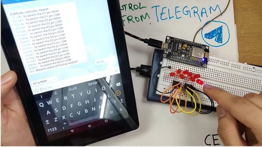 Controlling ESP8266 Using Telegram App : 7 Steps - Instructables Controlling ESP8266 Using Telegram App : 7 Steps - Instructables