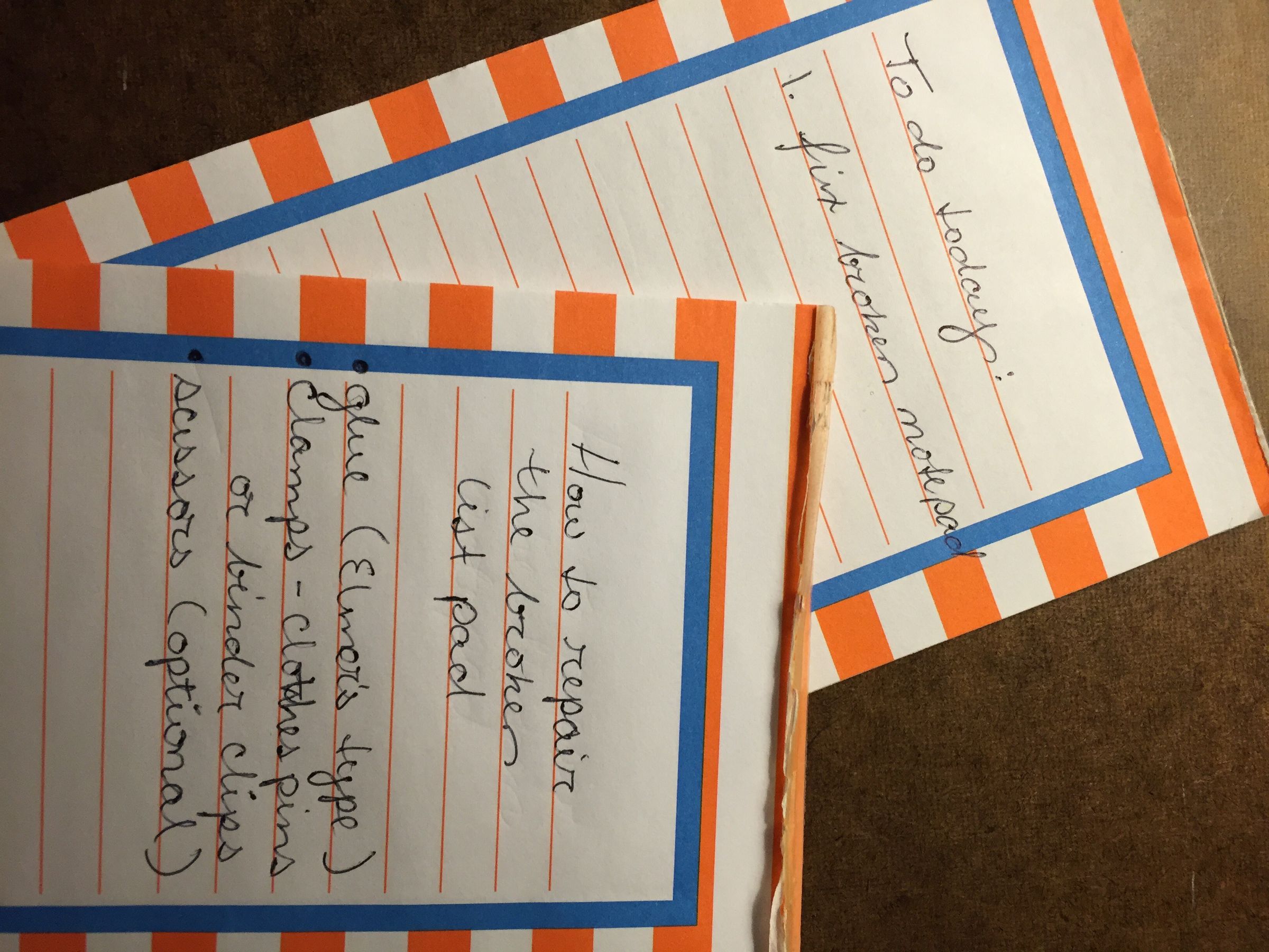 Repair a Broken Notepad : 3 Steps - Instructables