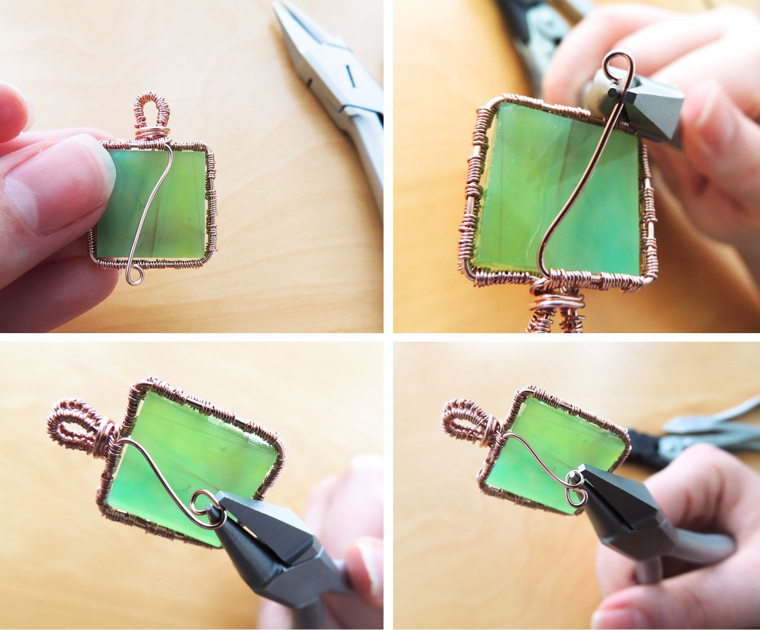 Glass Tile & Woven Copper Pendant : 8 Steps (with Pictures) - Instructables