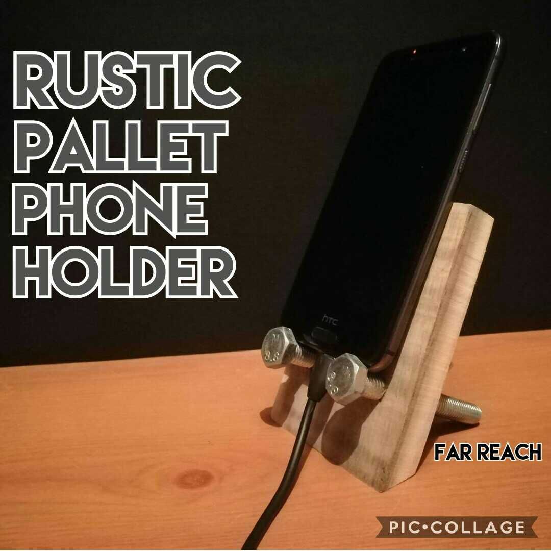 Pallet Phone Stand : 5 Steps - Instructables