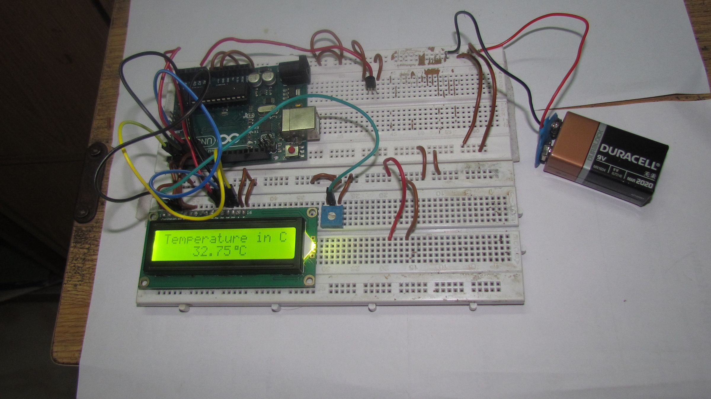 Arduino Based Digital Temperature Sensor : 5 Steps (with Pictures ...