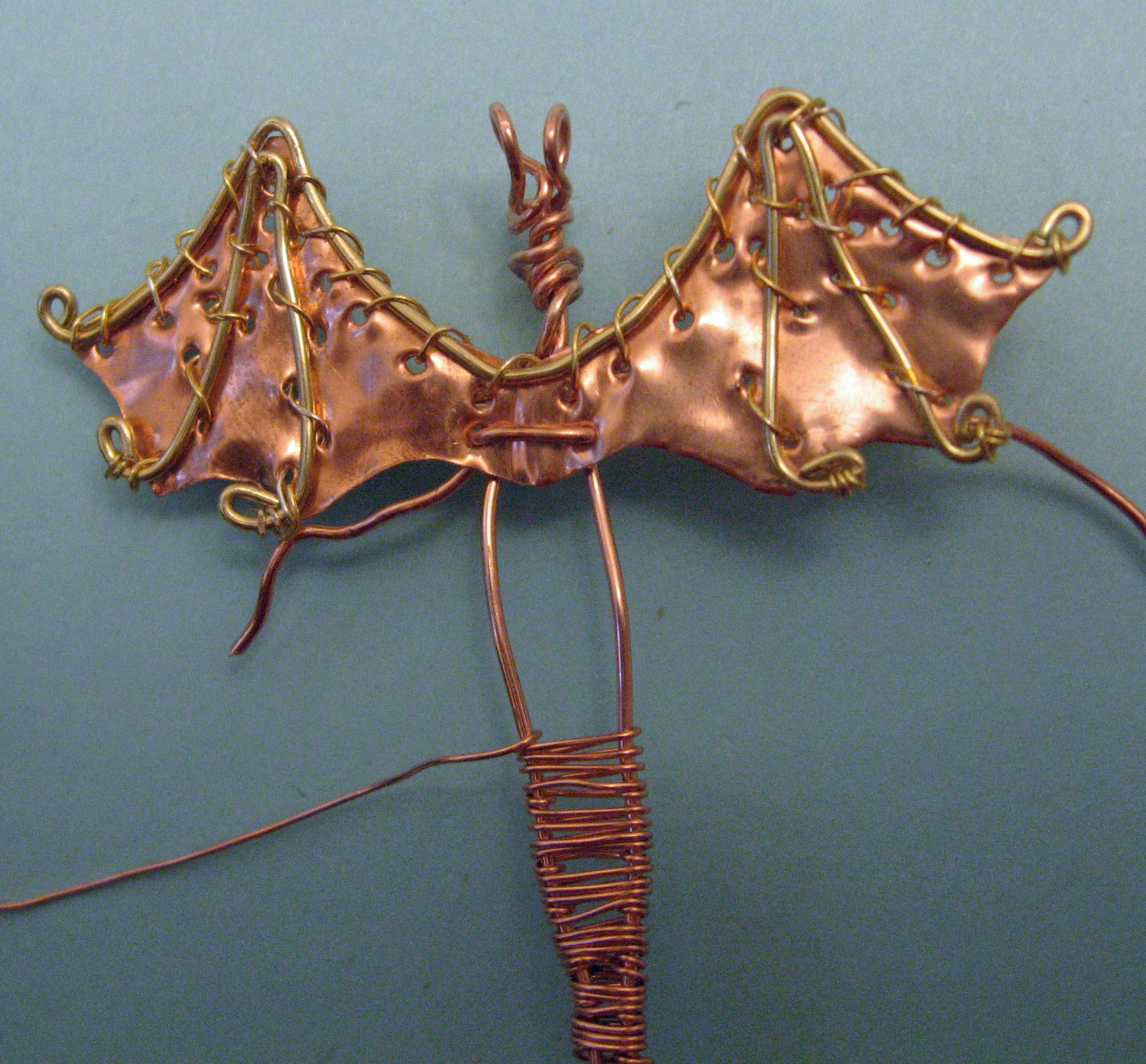 Wire-wrap Dragon Pendant With Foil Wings : 8 Steps (with Pictures ...