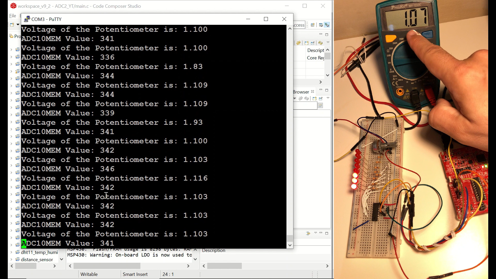 ADC With MSP430 - Instructables