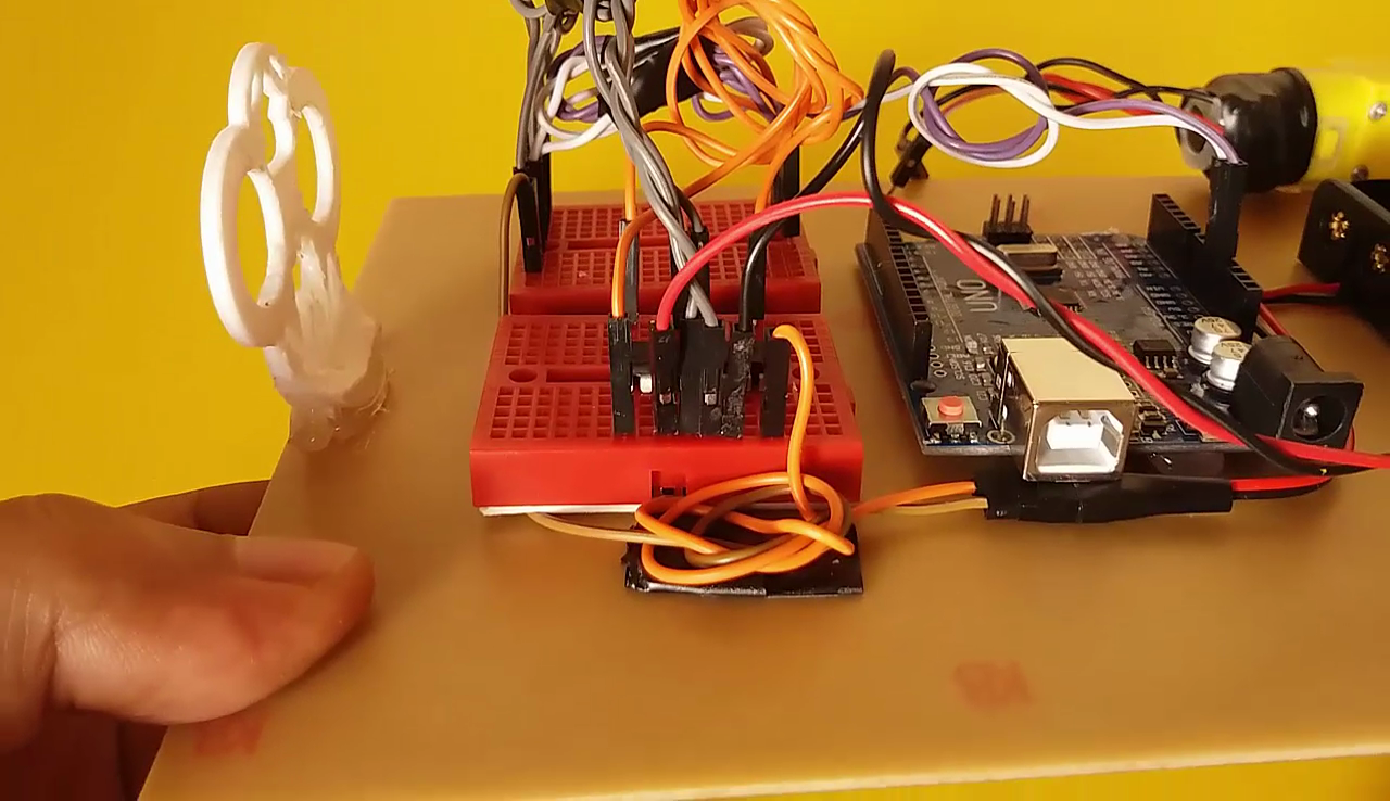 Arduino - Obstacle Avoiding Robot (with L293D) : 11 Steps (with ...