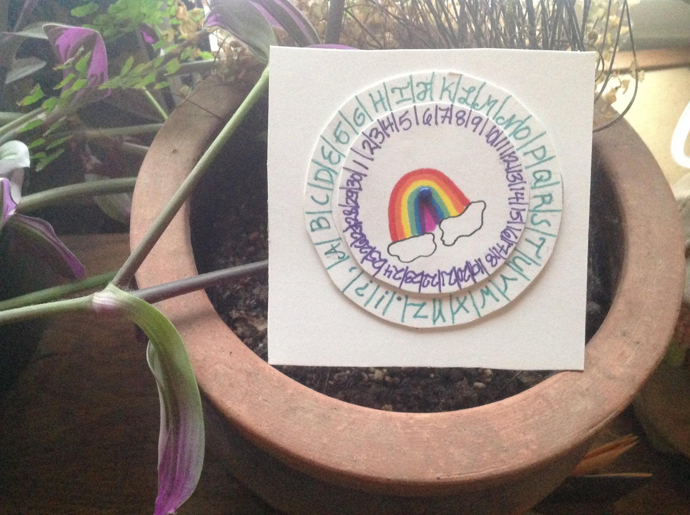 How To Make A Pocket Sized Secret Code Decoder Wheel : 7 Steps