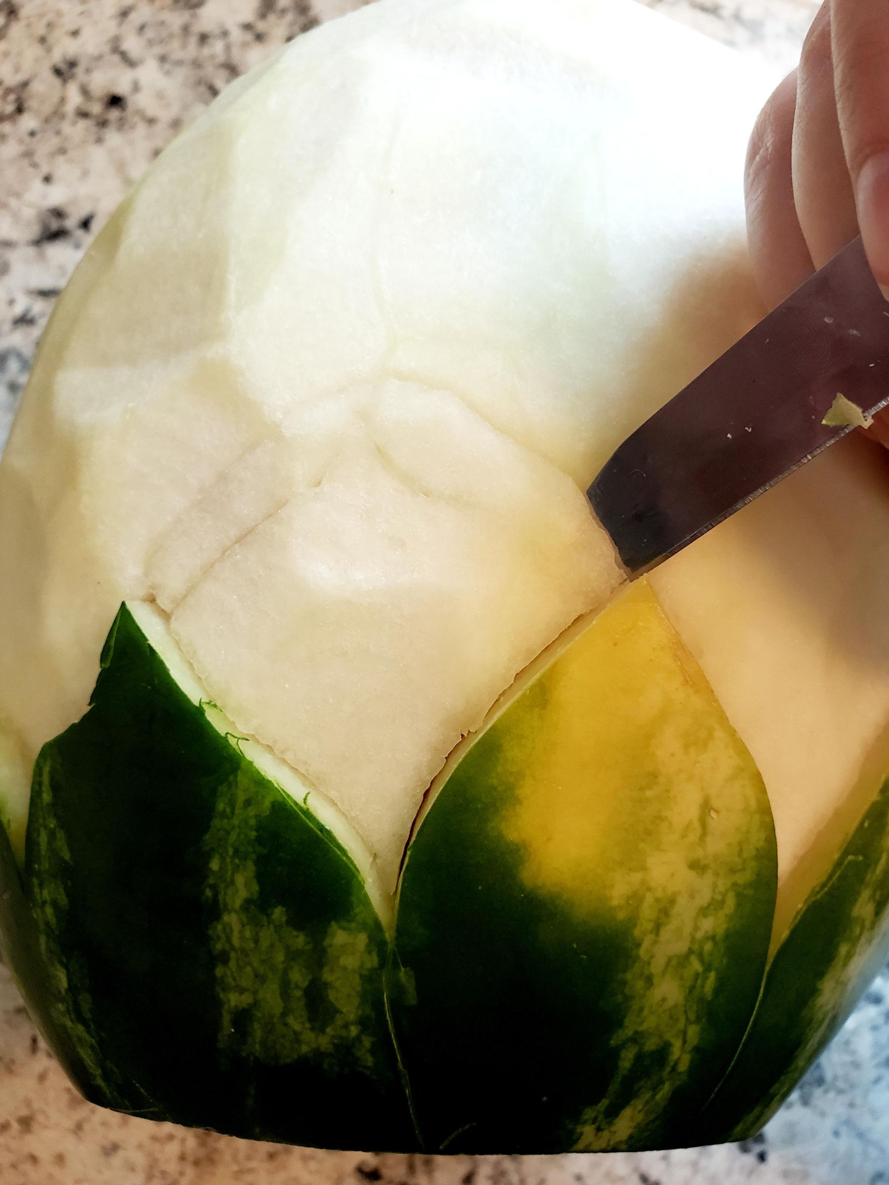 Watermelon Lotus Flower Carving! : 17 Steps (with Pictures) - Instructables