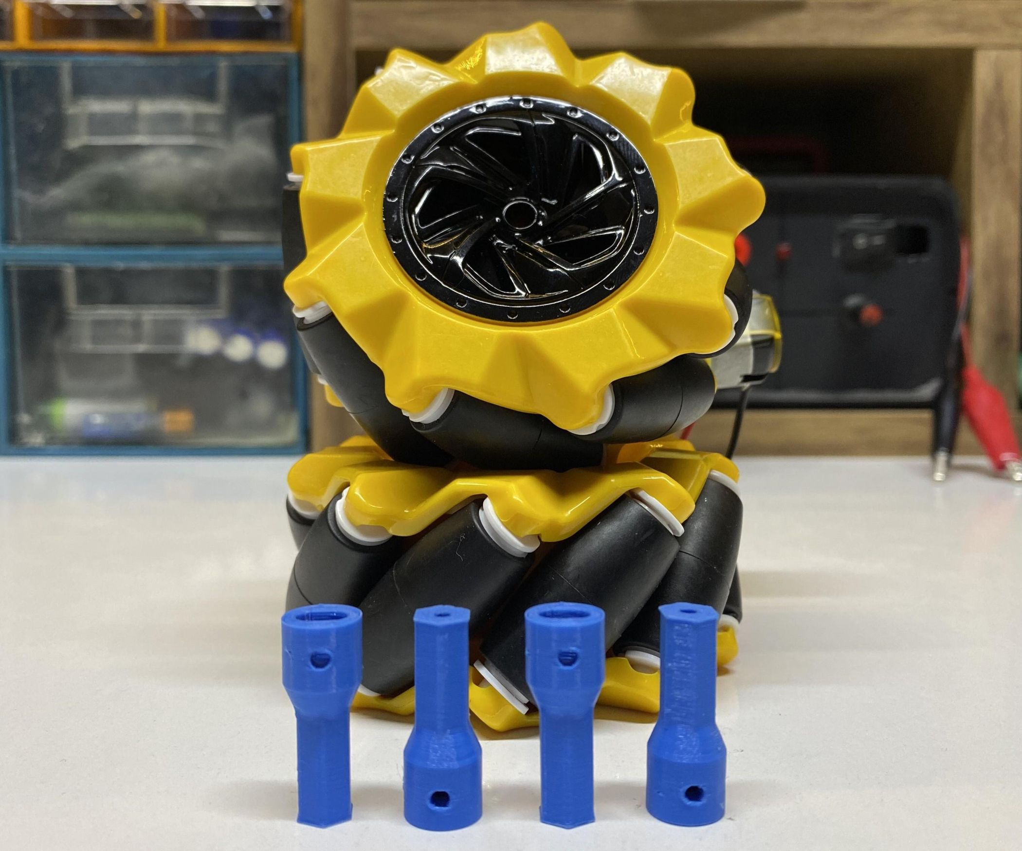 Shaft Connection Coupling for 250Rpm Yellow Motor With Mecanum Wheel ...