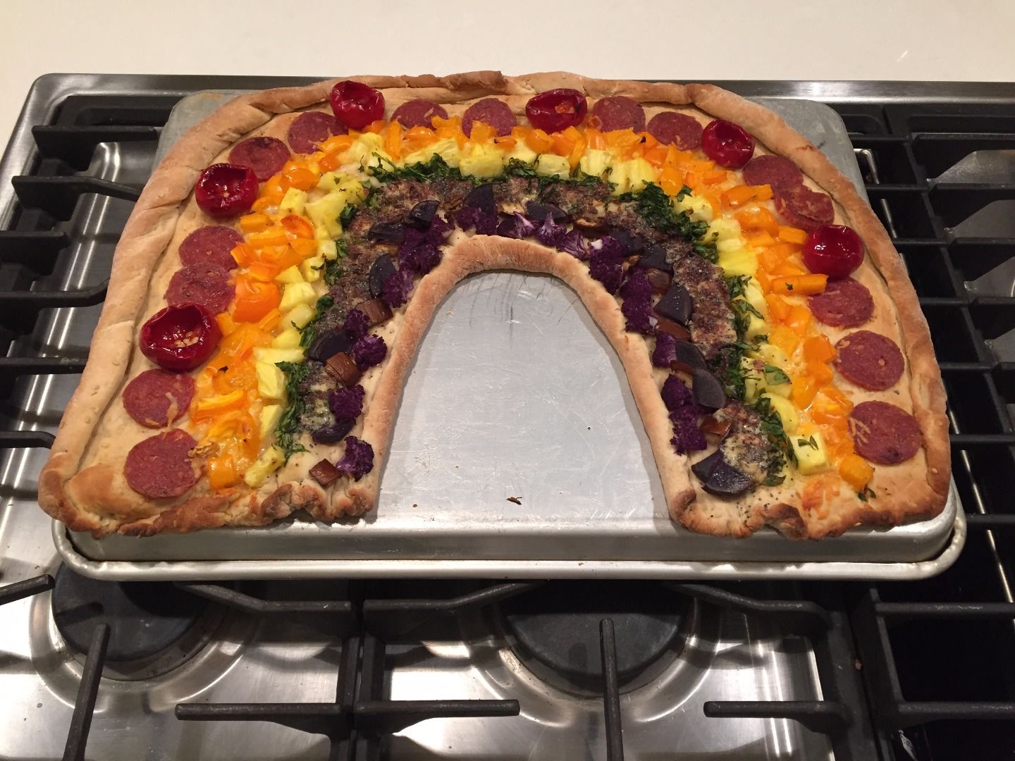 Rainbow Pizza : 6 Steps (with Pictures) - Instructables