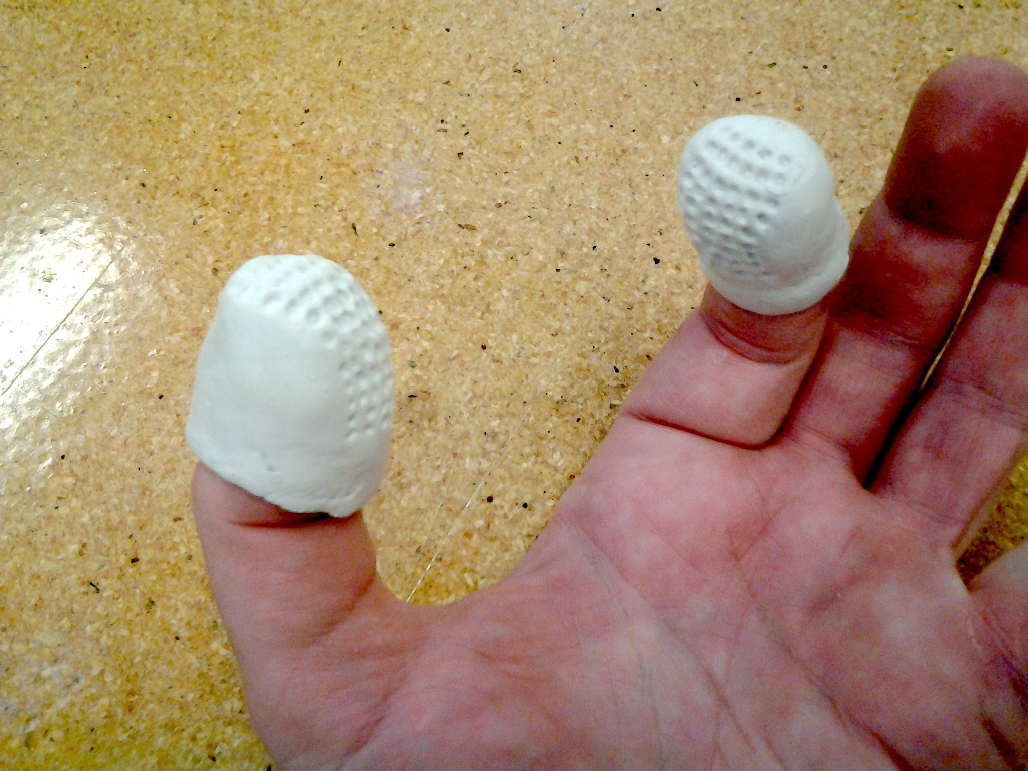 Cheap, Custom, Made to Fit, Thimbles. (or MANLY, MAN Sized, MAN ...
