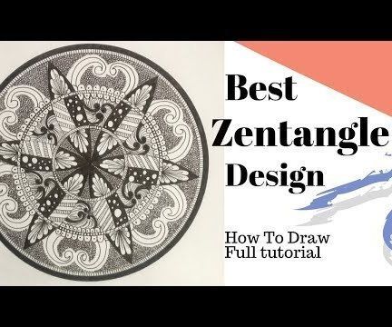 How to Draw Complex Zentangle Tutorial for Beginners : 10 Steps ...