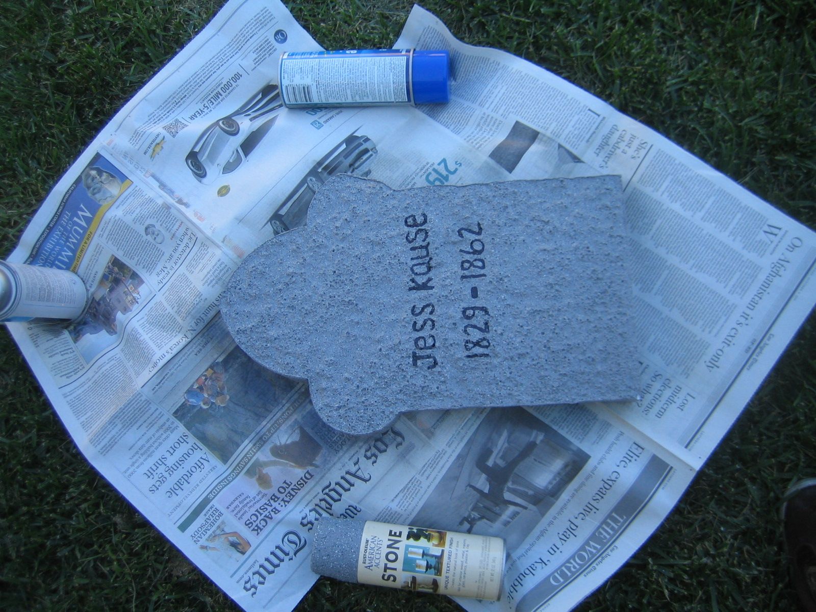 Simple Tombstone : 7 Steps - Instructables