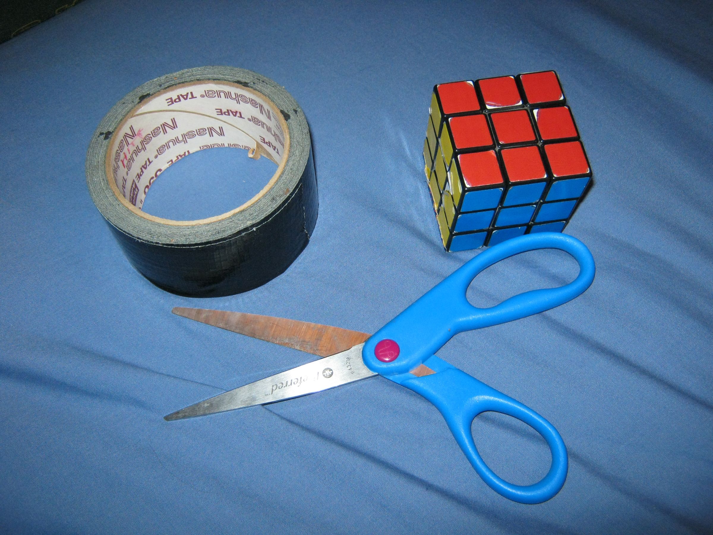 Customize Rubik's Cube With Duct Tape : 5 Steps - Instructables