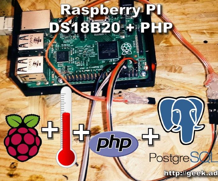 Raspberry PI With DS18b20 Web Server PHP - Remote Temperature ...