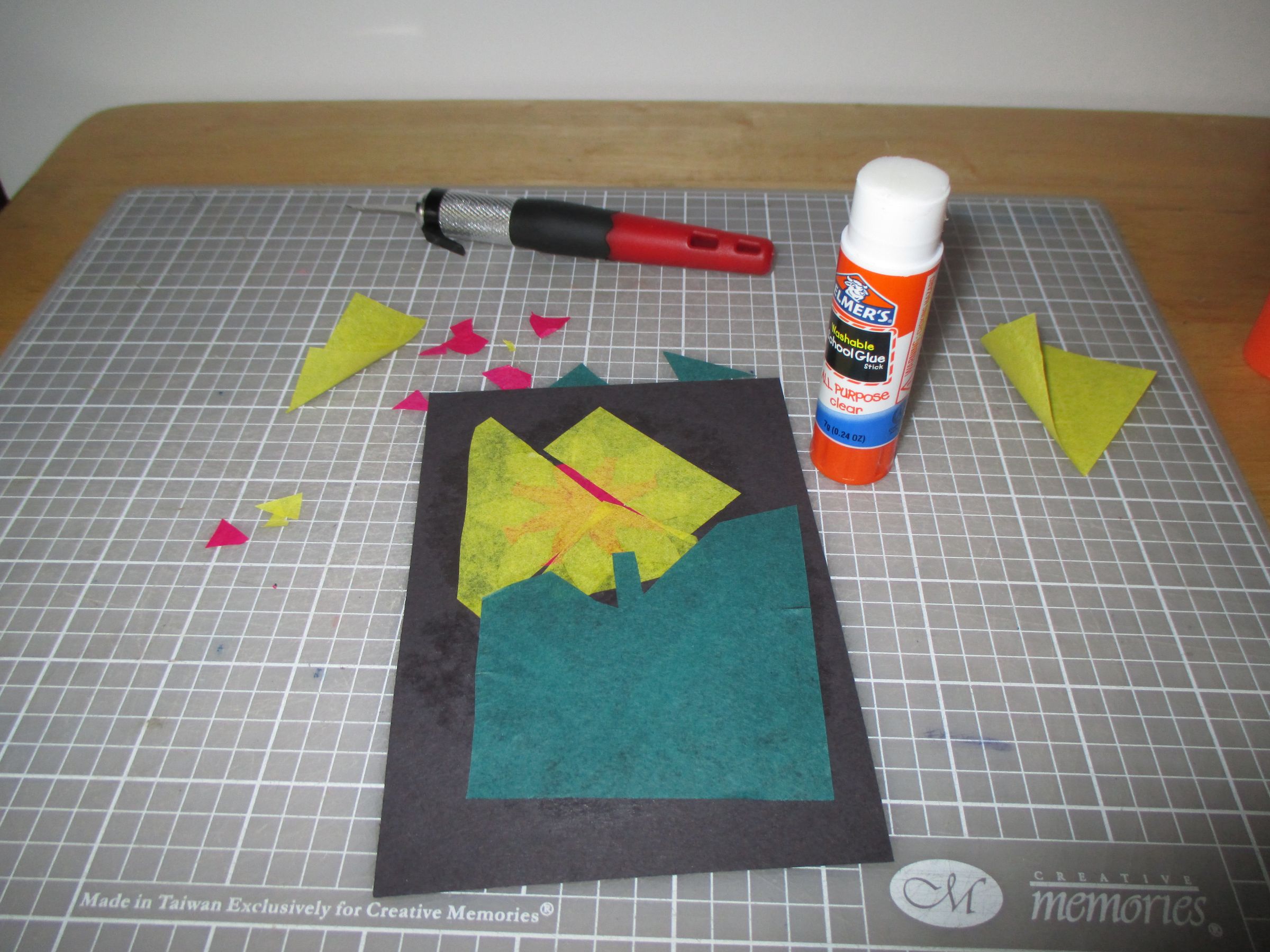 Tissue Paper Stained Glass Cards : 7 Steps (with Pictures) - Instructables