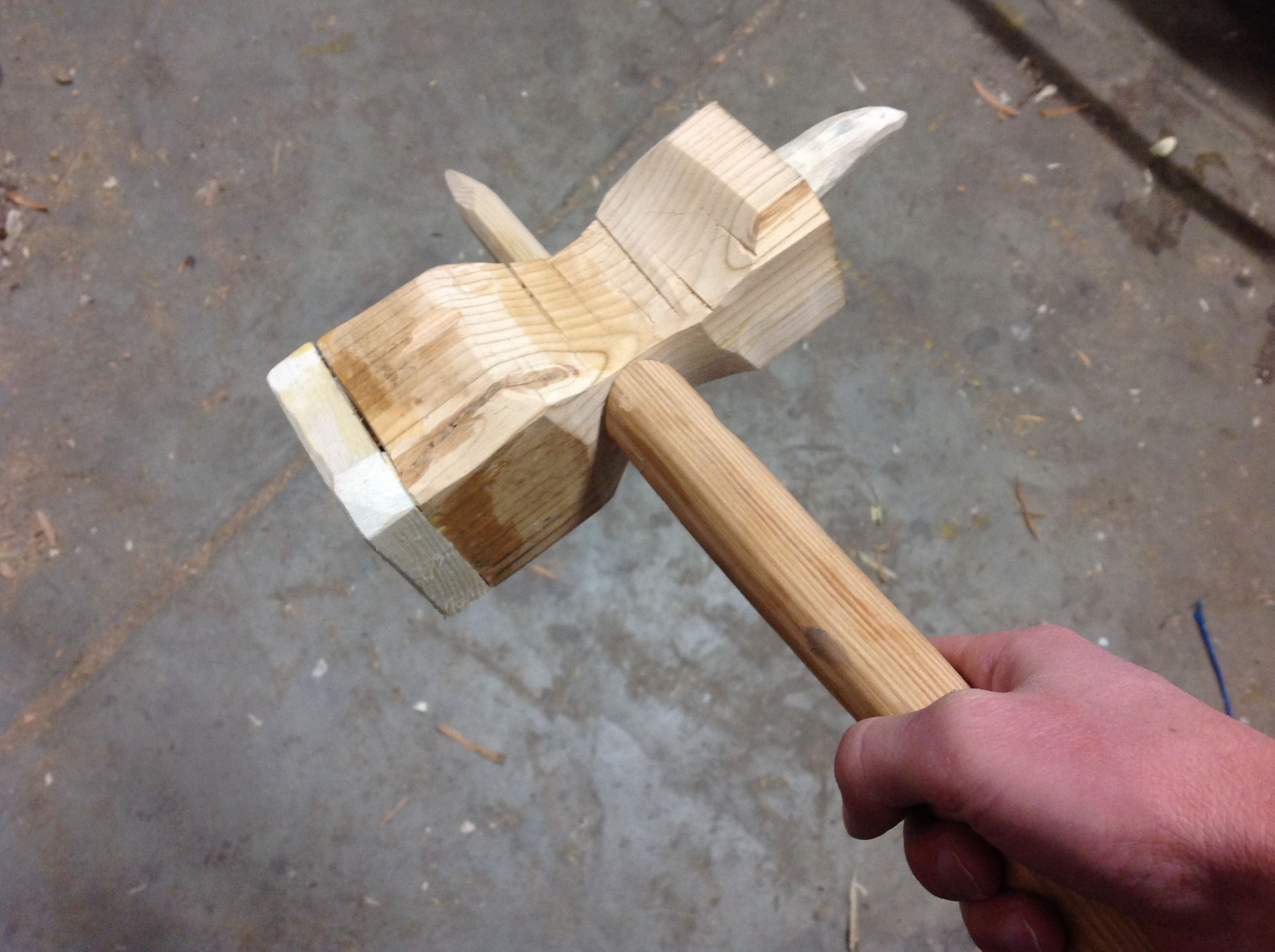 Wooden Warhammer