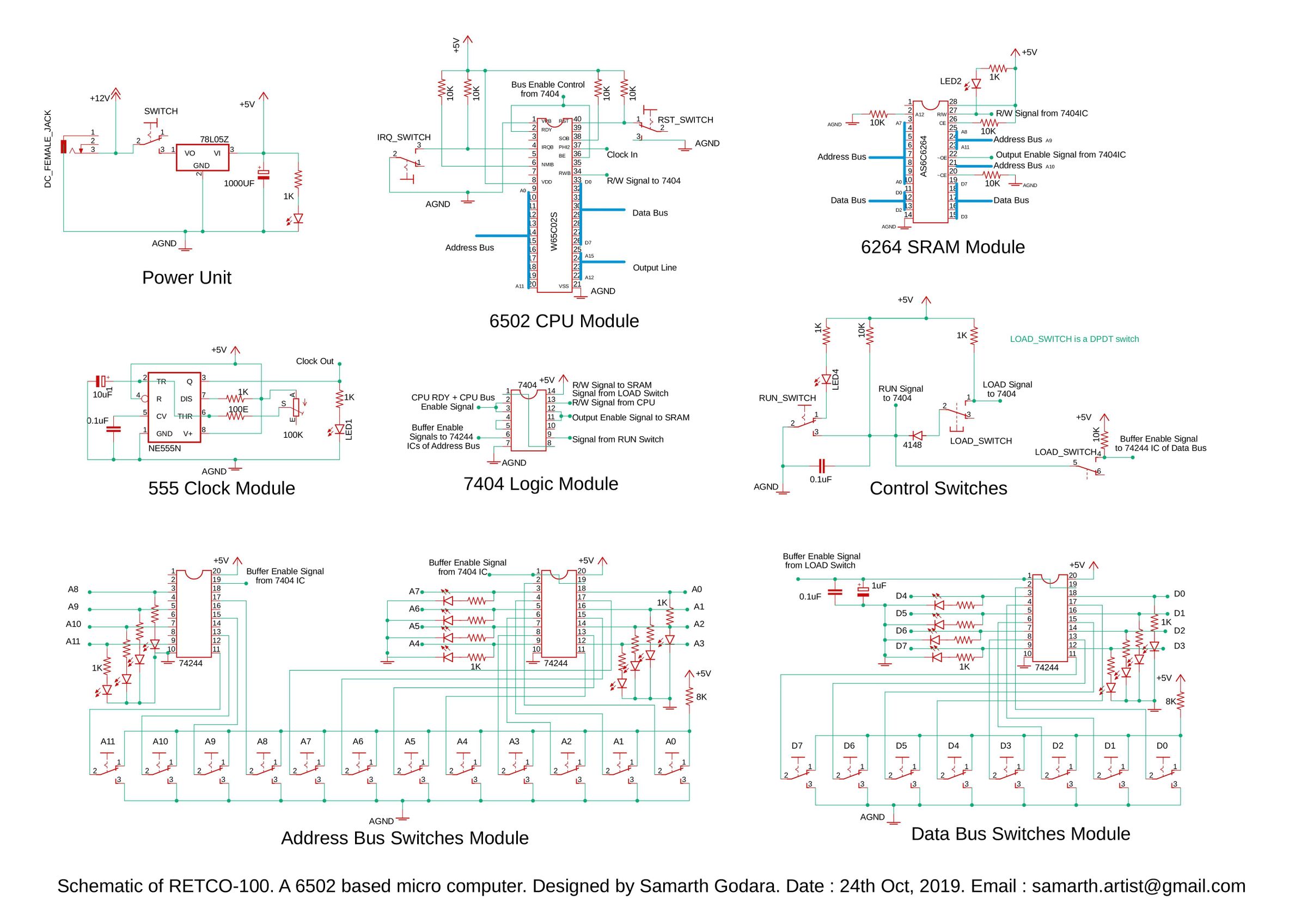 6502 Microprocessor Based Homemade Single Board Computer : 7 Steps - Instructables